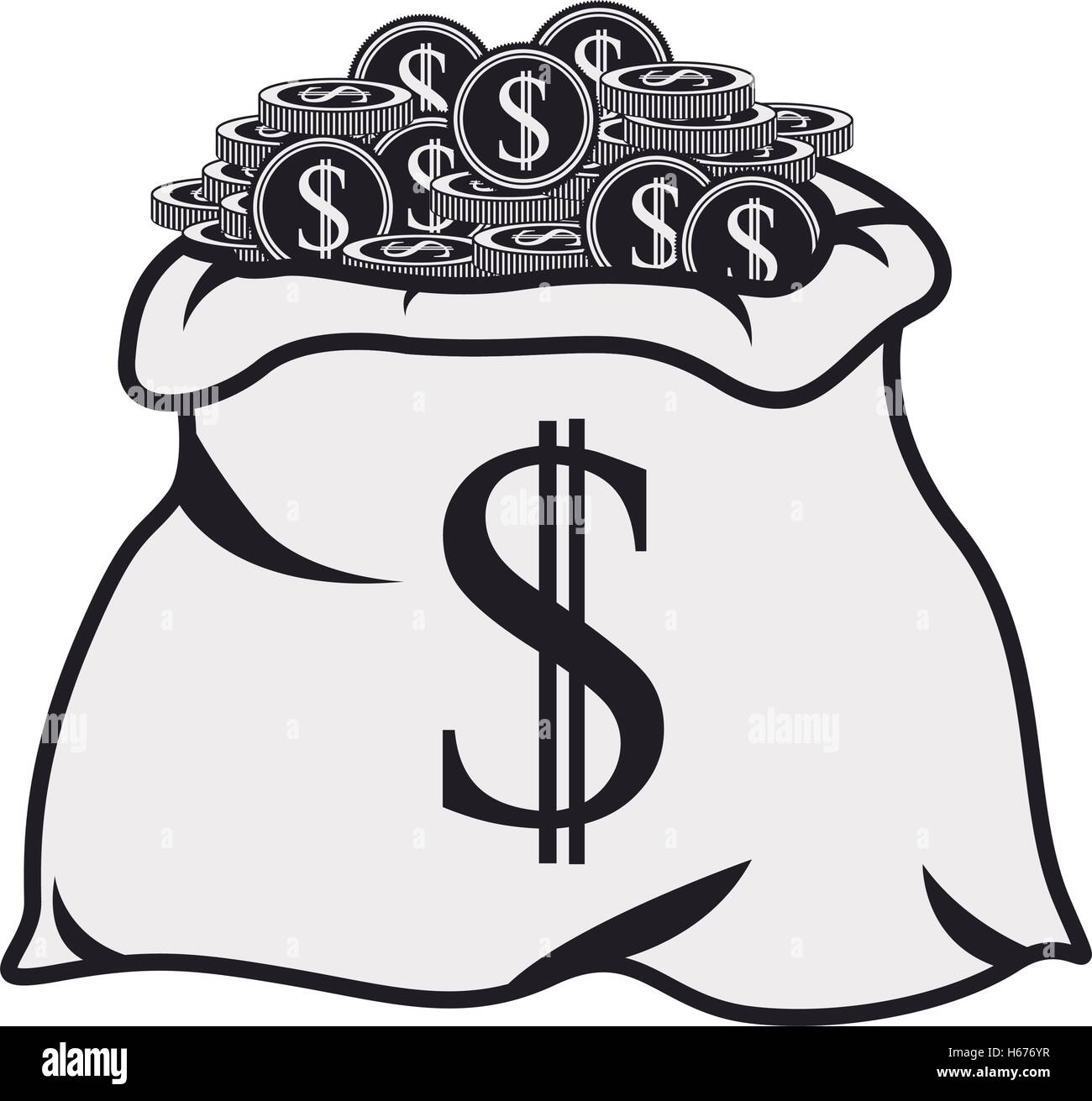money sack icon Stock Vector Image & Art - Alamy