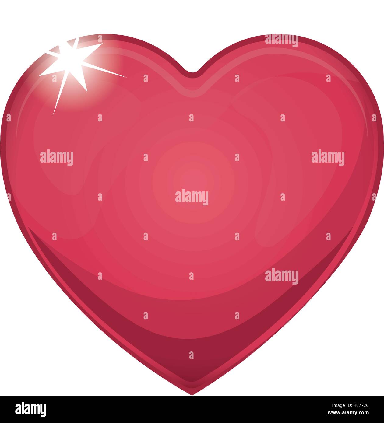 red heart icon Stock Vector Image & Art - Alamy
