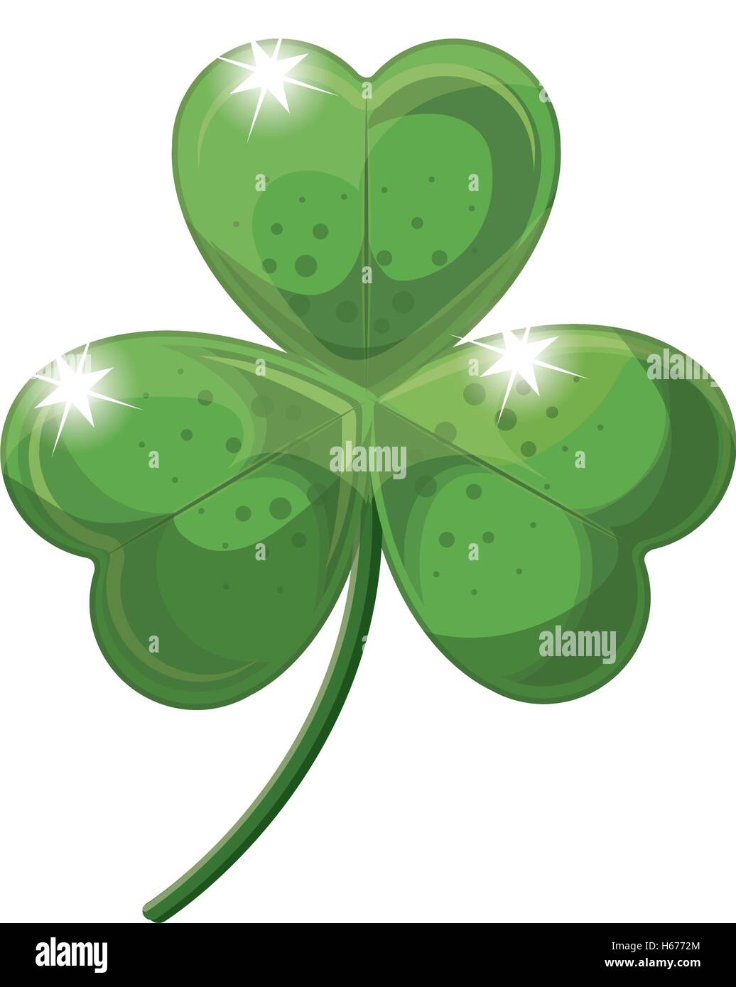 green clover icon Stock Vector Image & Art - Alamy