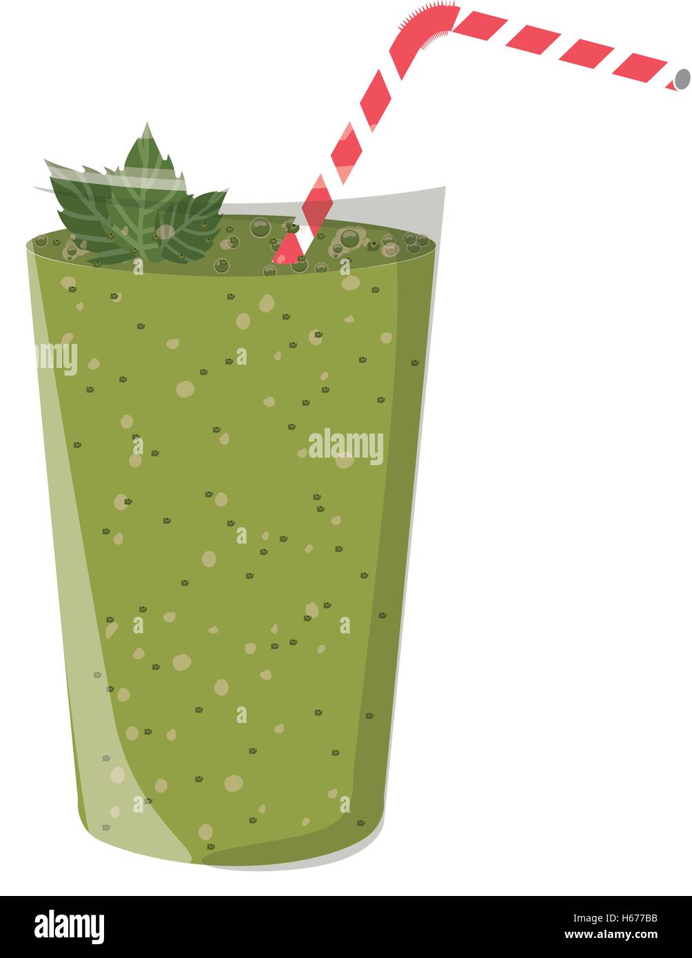 green juice smoothie Stock Vector Image & Art - Alamy
