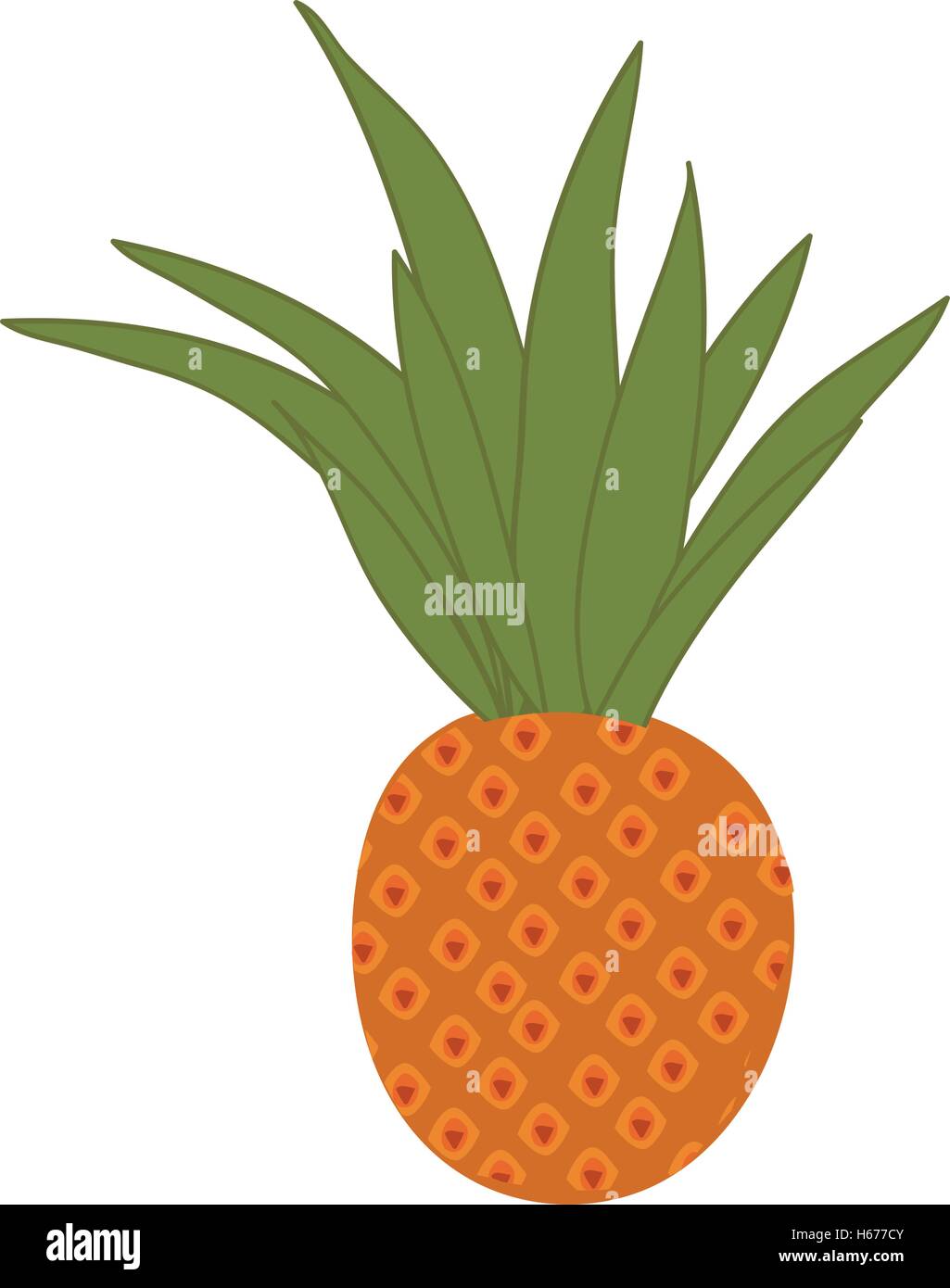 pineapple fruit food Stock Vector Image & Art - Alamy