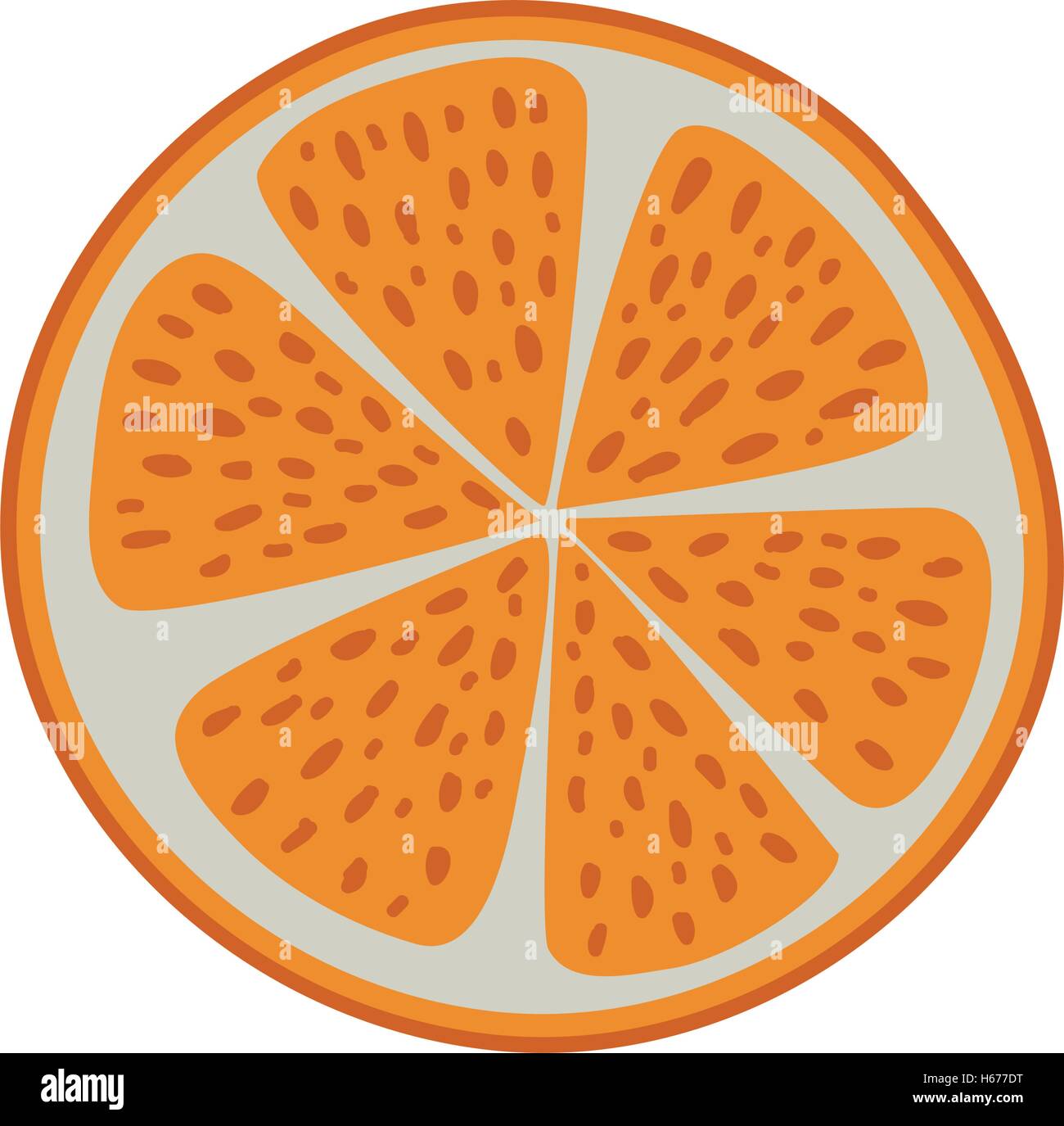 orange slice icon Stock Vector Image & Art - Alamy