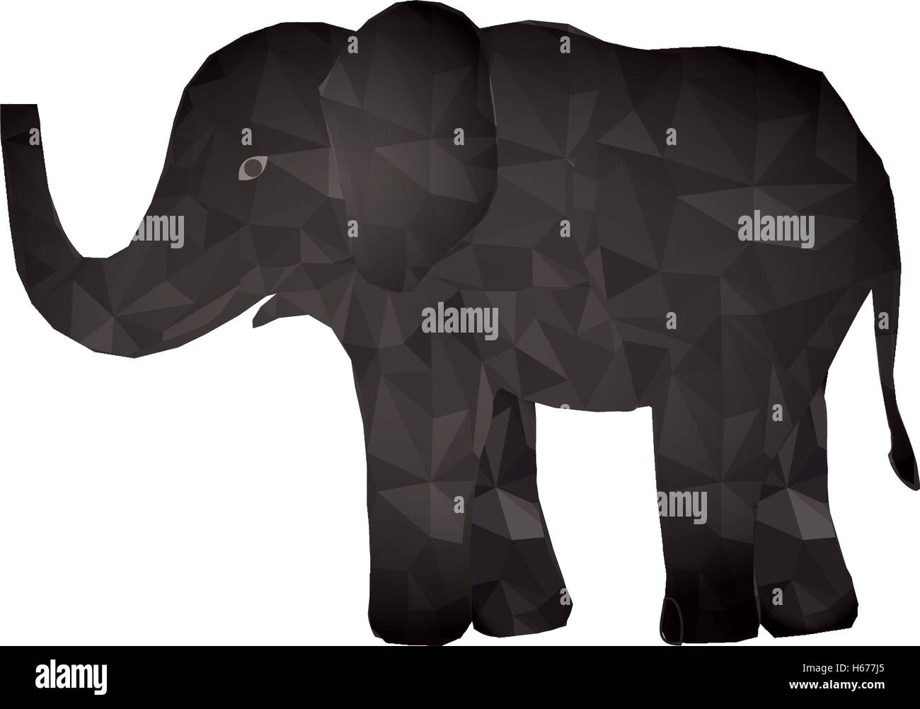 elephant abstract design Stock Vector Image & Art - Alamy
