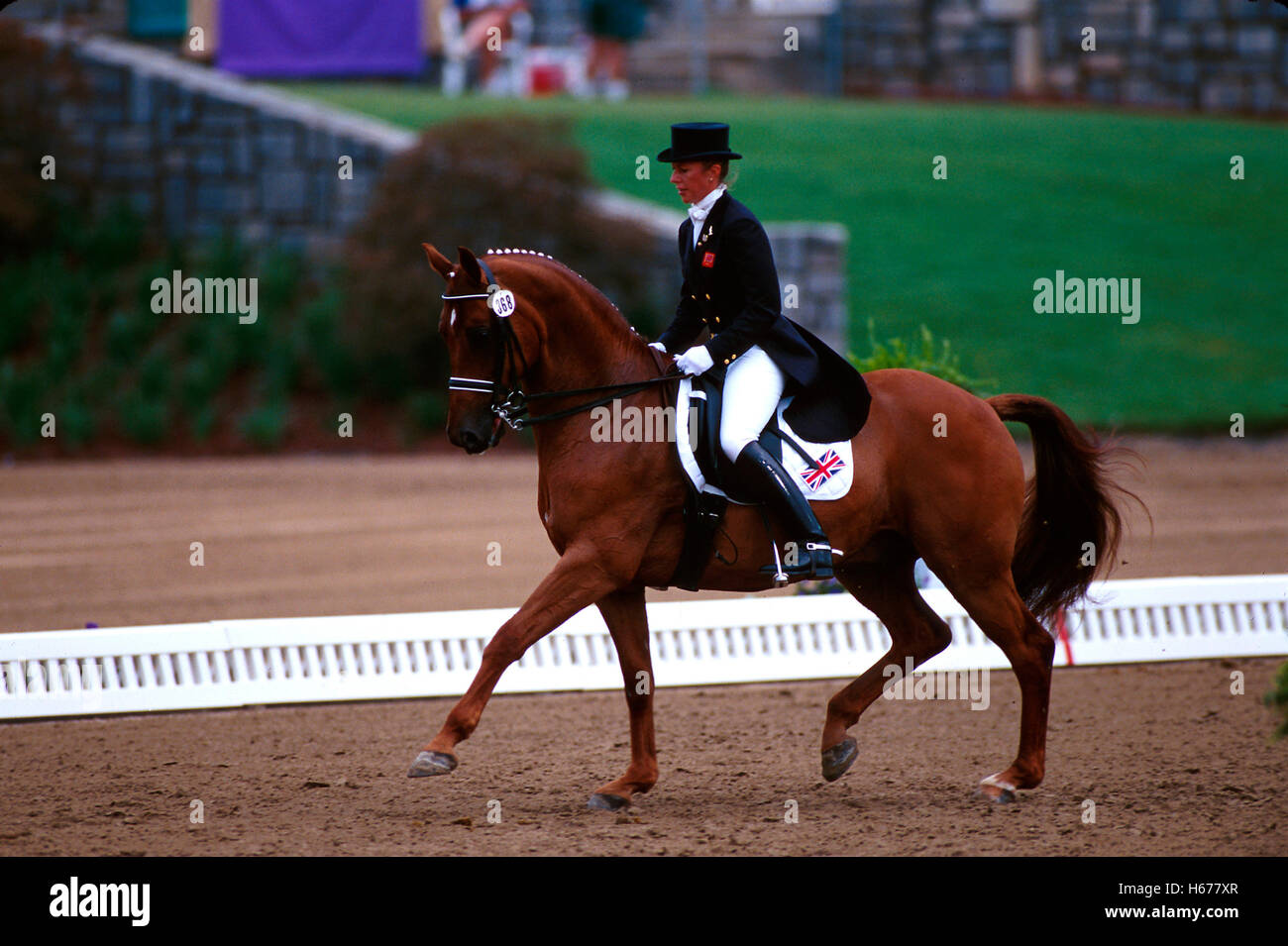 The Olympic Games, Atlanta 1996, Vicki Thompson (GBR) riding Enfant ...