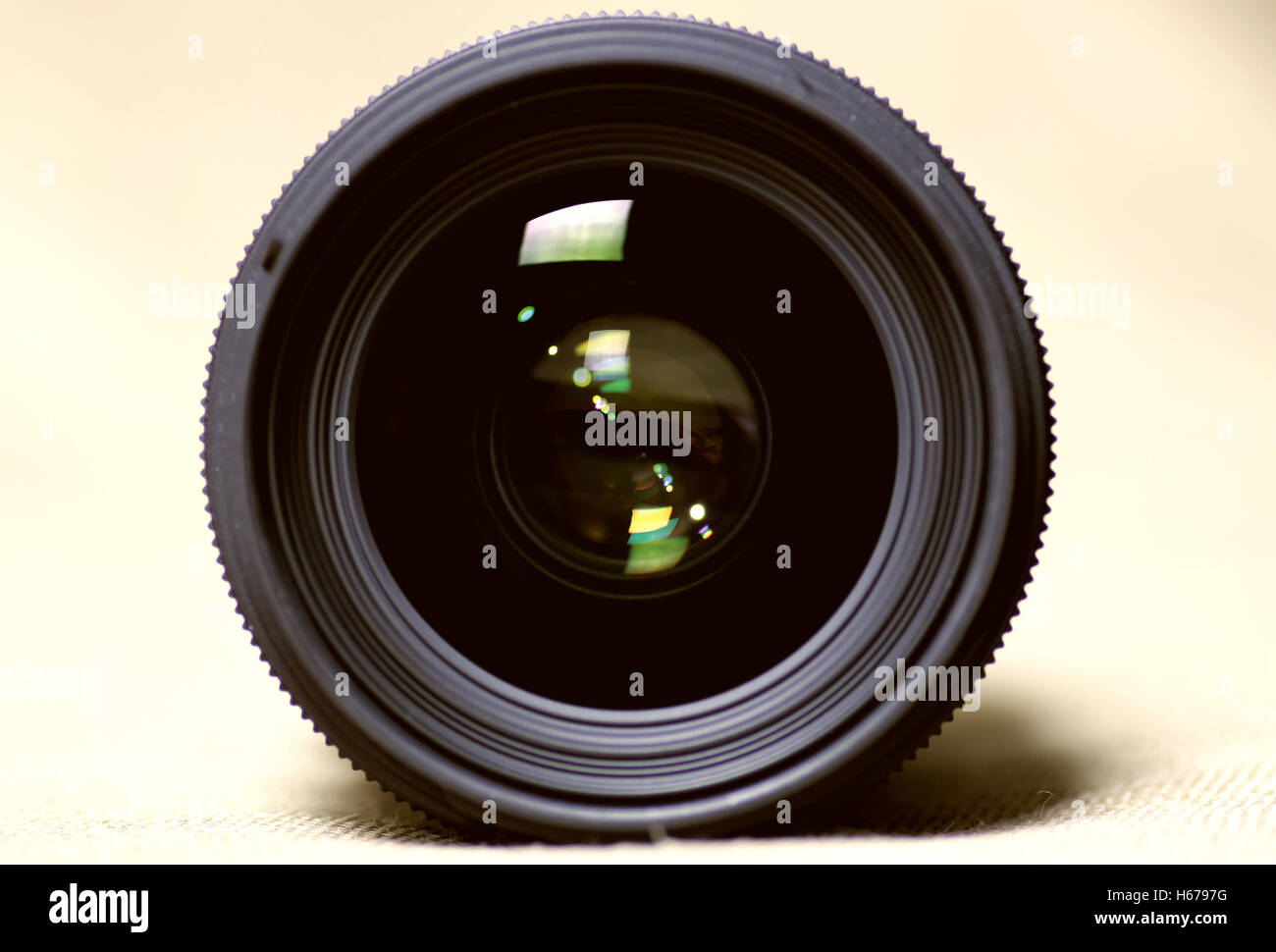 toned monochrome background of lens flare object Stock Photo - Alamy