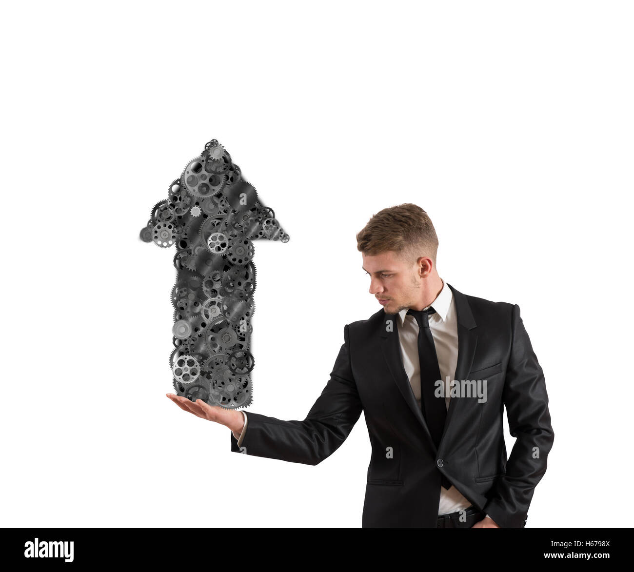 Mechanism system to move forward Stock Photo - Alamy