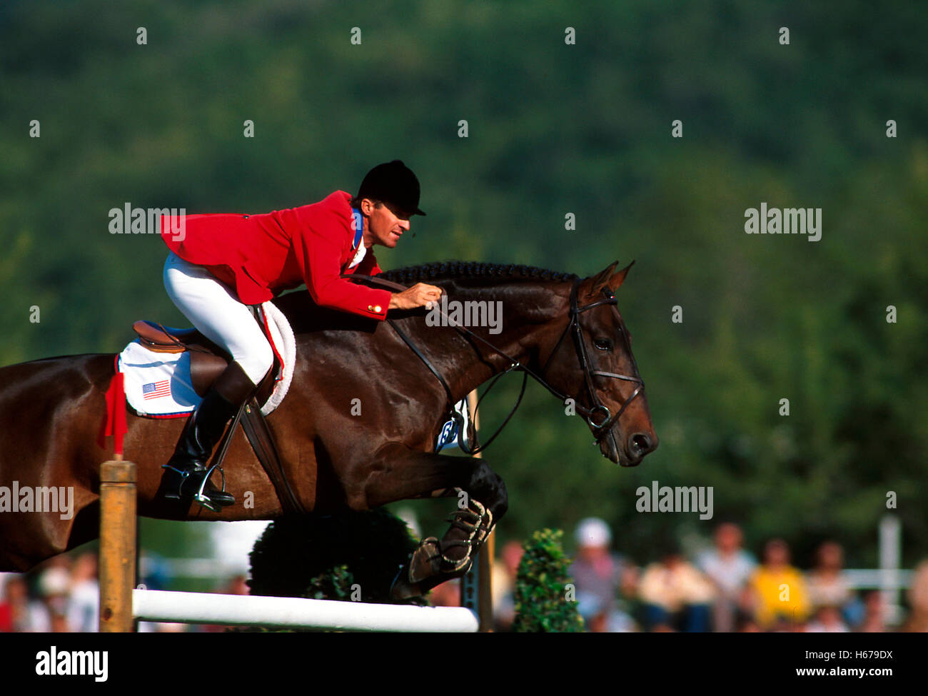 CSI Monterrey October 1995, Michael Matz (USA) riding Olisco Stock ...
