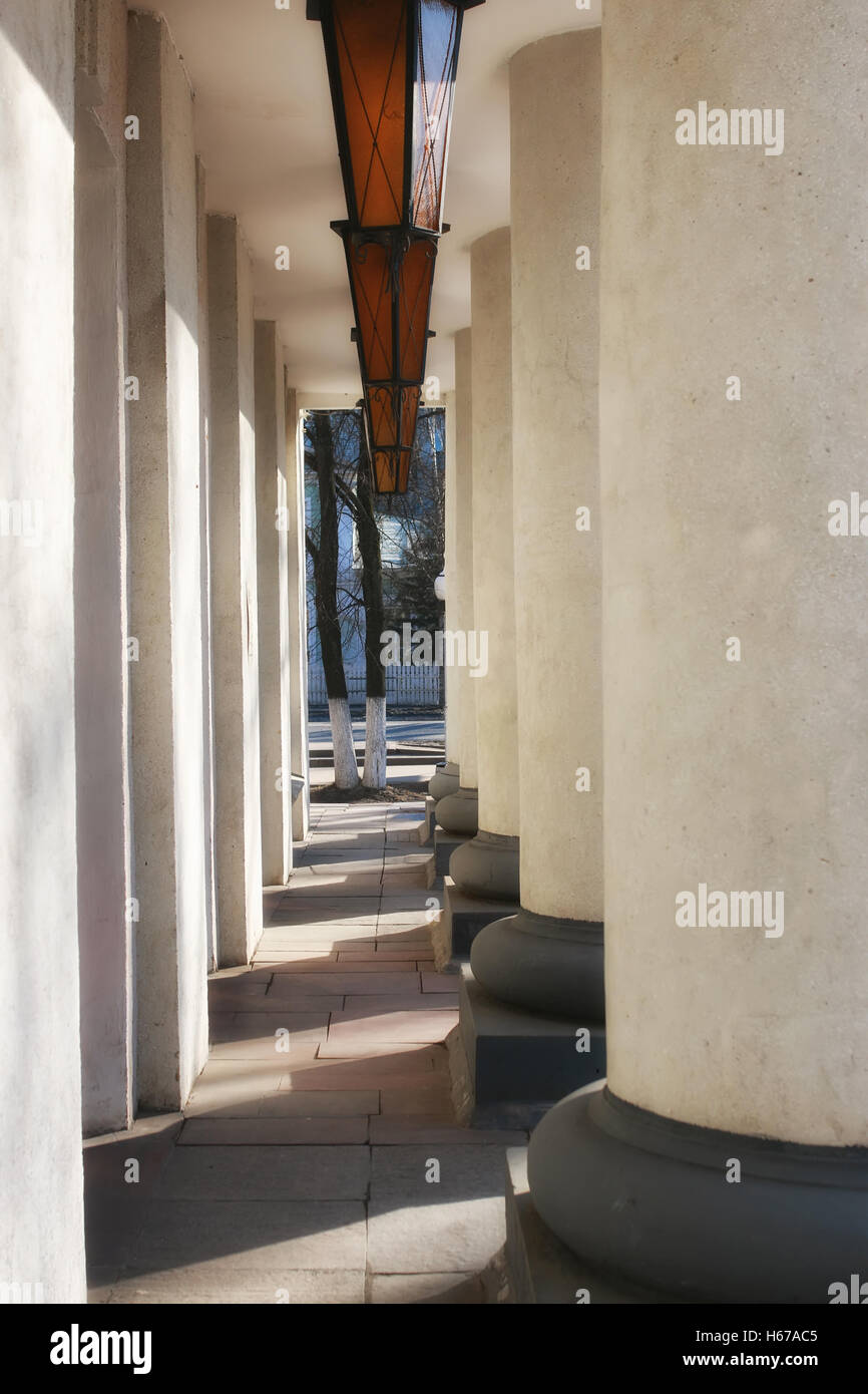 Macro column of the building Stock Photo - Alamy