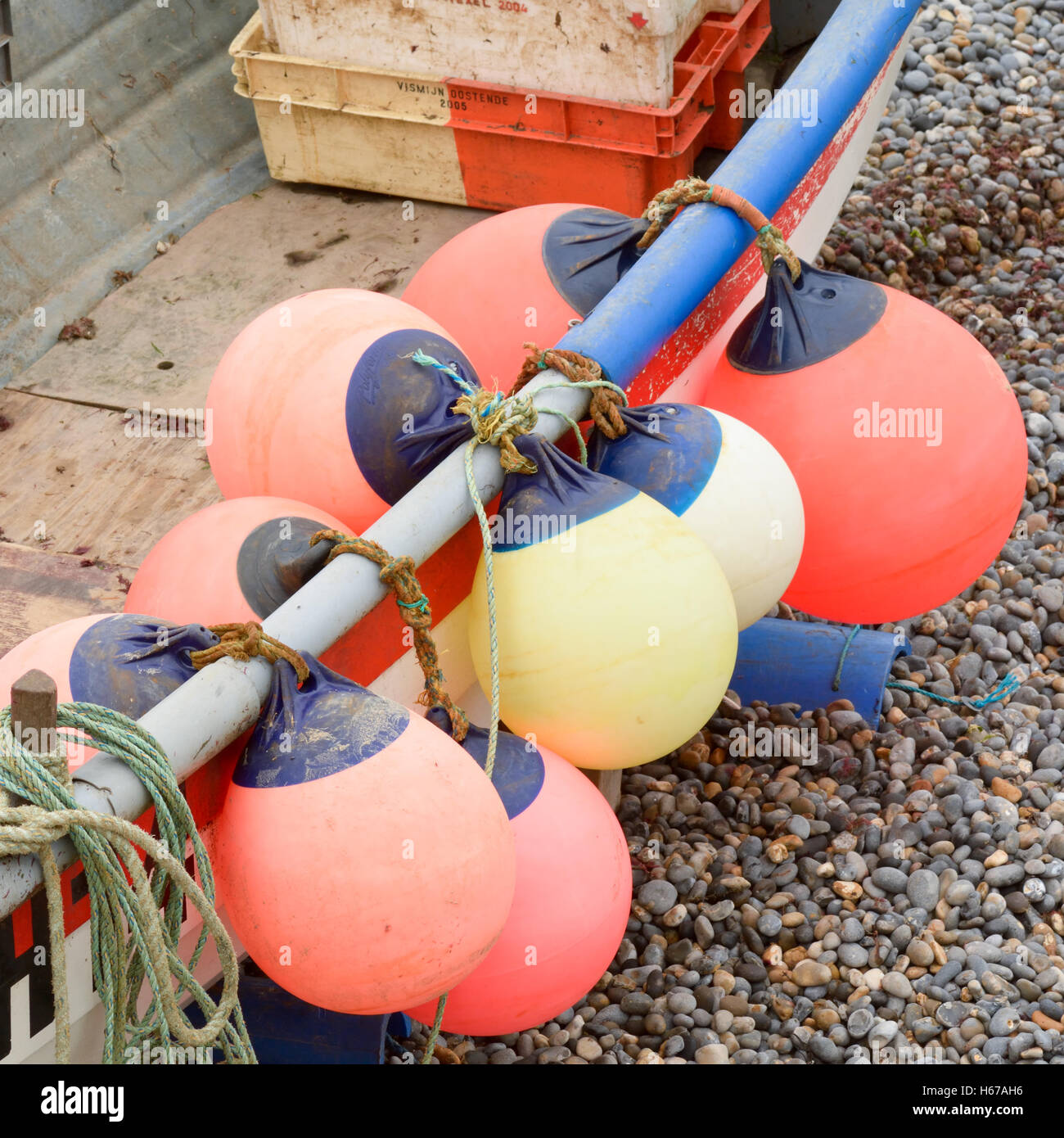 Sea fishing marker buoys hi-res stock photography and images - Alamy