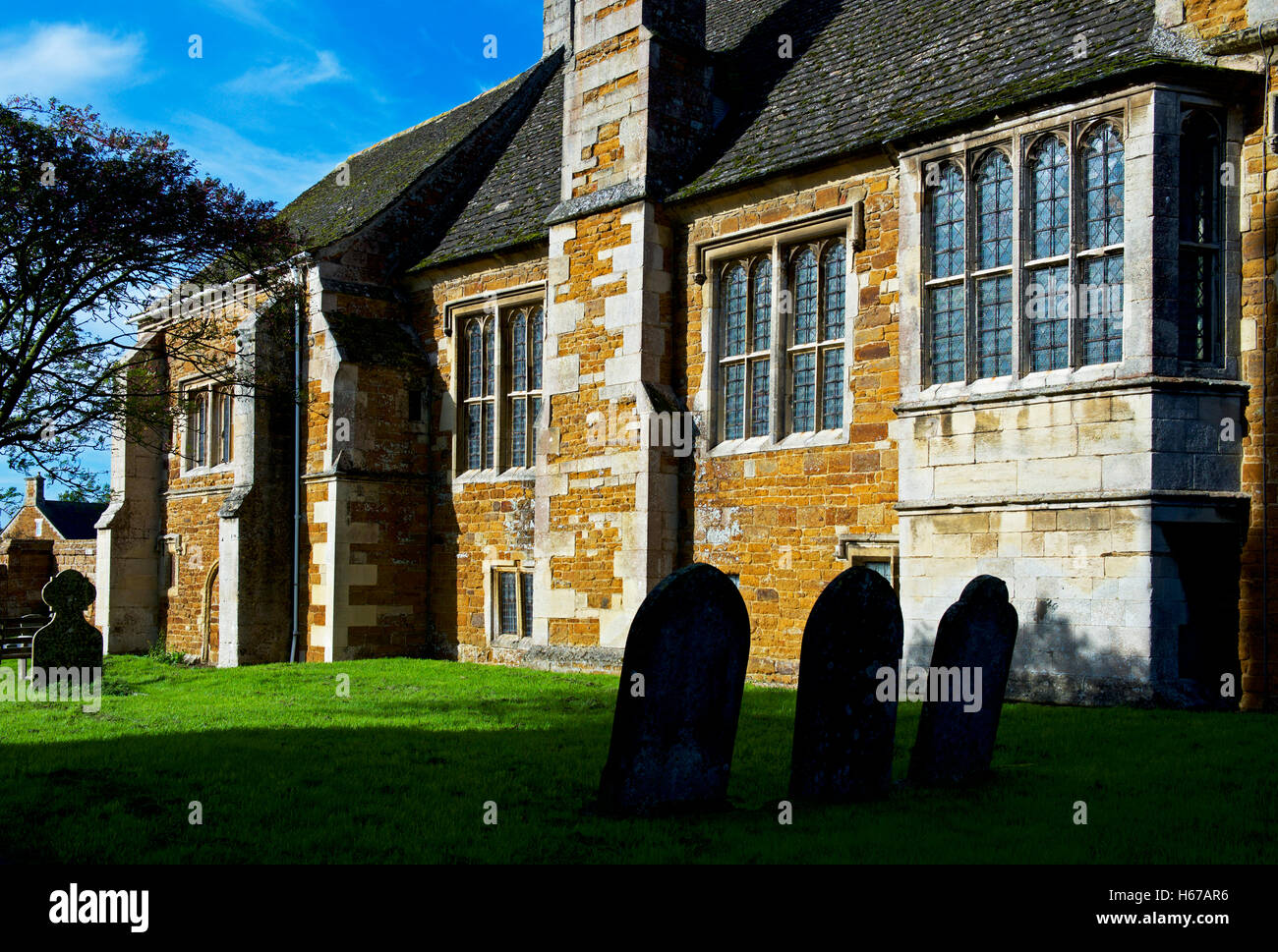 The Bede House in the village of Lyddington, Rutland, England UK Stock ...