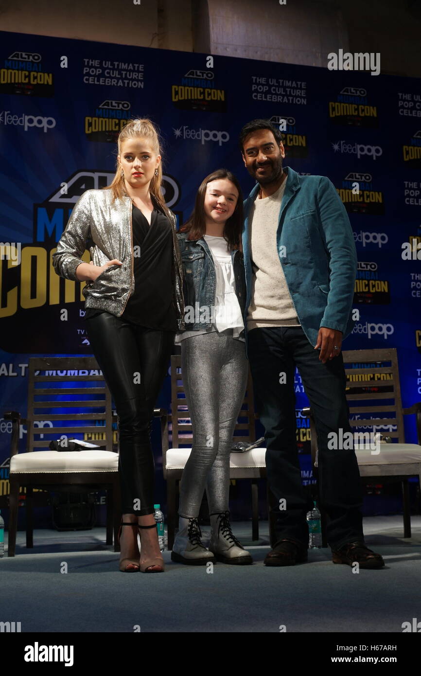 Ajay Devgan ,Erika Kaaras,. Abigail Eames Stock Photo - Alamy