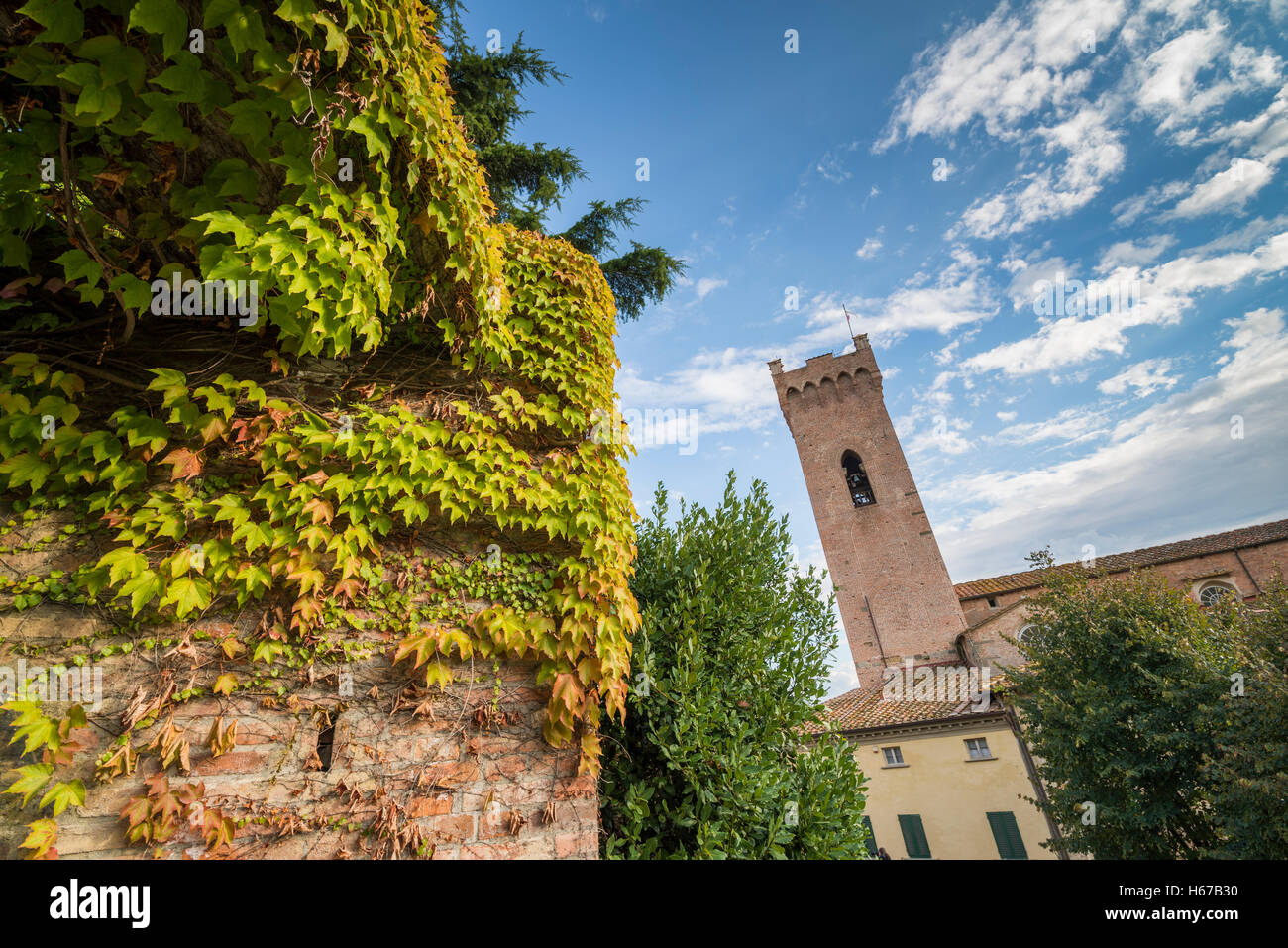 Town of San Miniato in the Pisa province of Tuscany region, Italy Stock ...