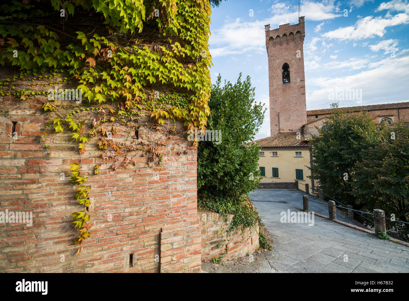 Town of San Miniato in the Pisa province of Tuscany region, Italy Stock ...