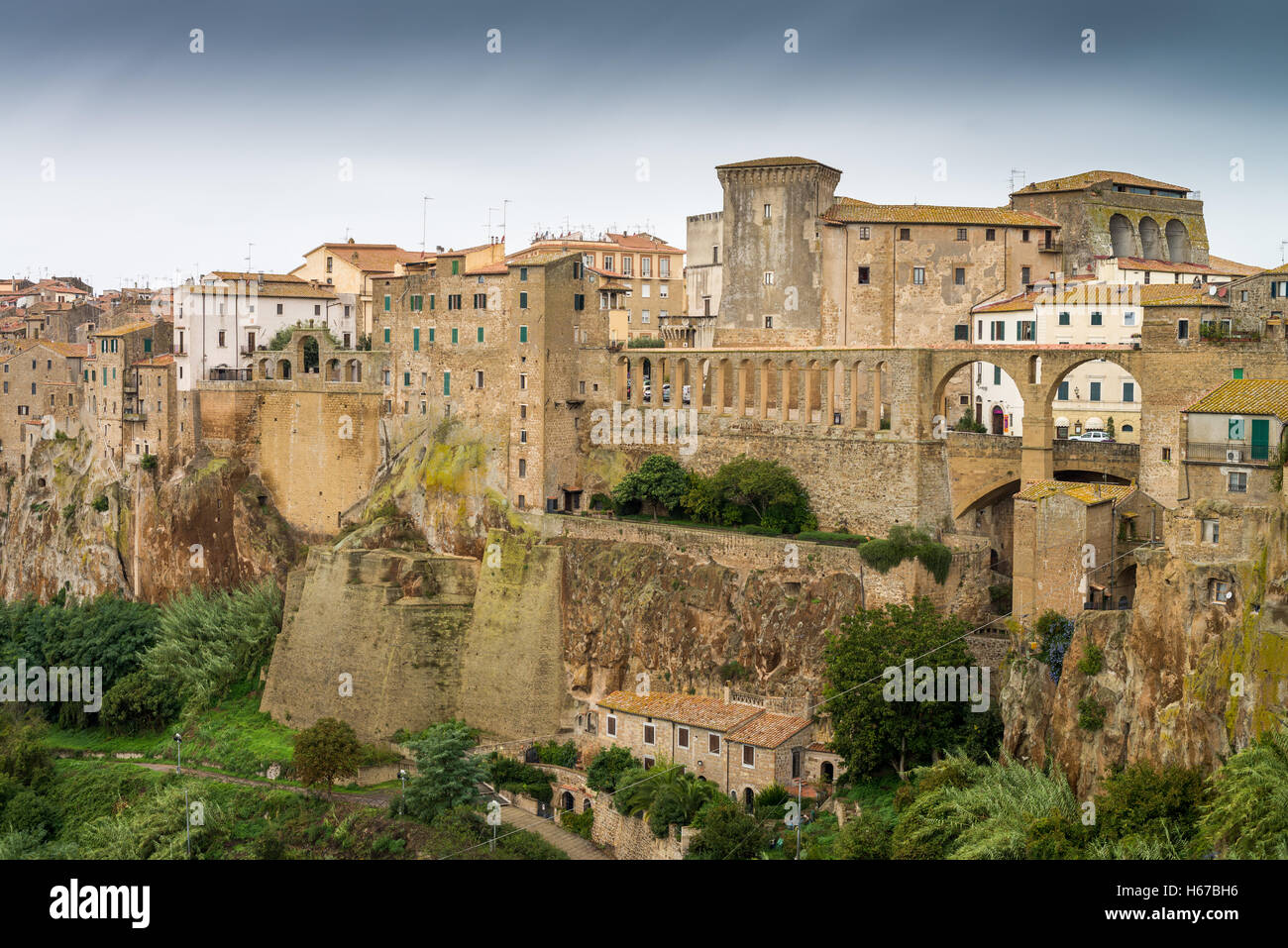 Pitigliano Town, Grosseto Province, Tuscany, Italy Stock Photo - Alamy