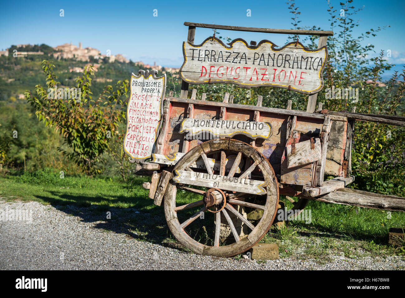montepulciano, italy, tuscany, town, church, green, traditional, stone ...