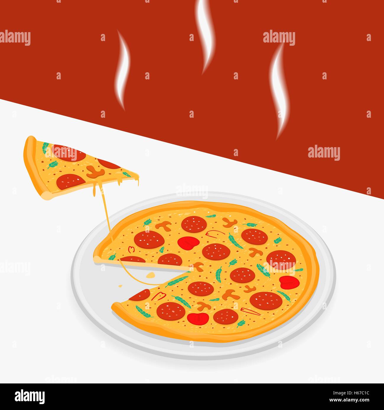 Background food table Stock Vector Images - Alamy