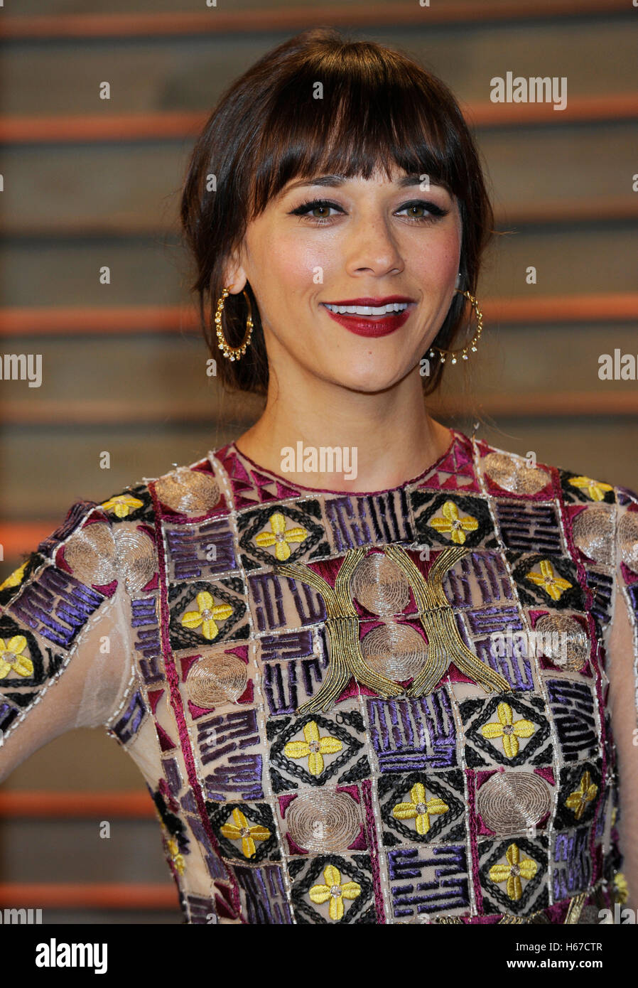 Rashida Jones attends the 2014 Vanity Fair Oscar Party on March 2, 2014 ...