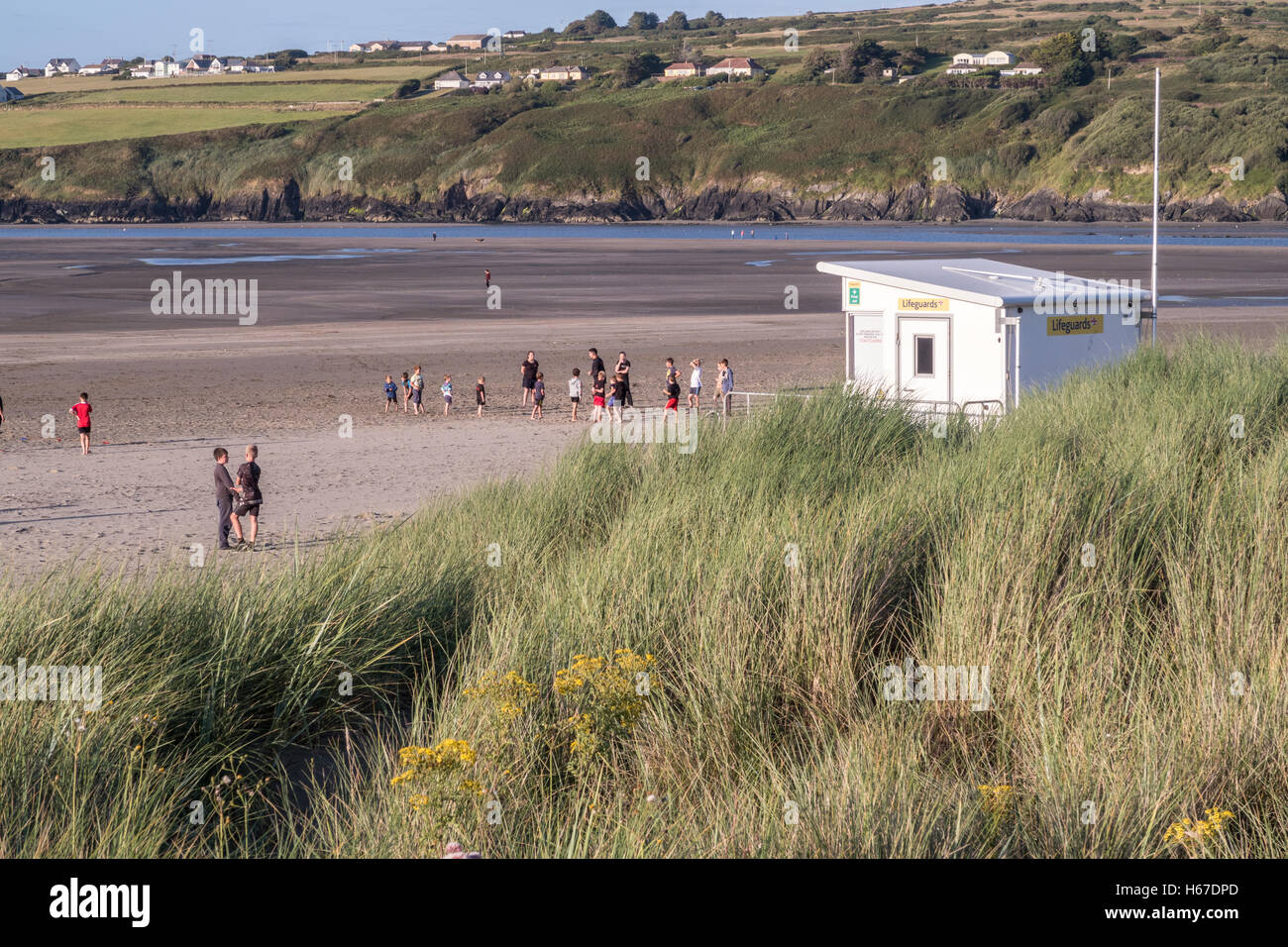 Poppit sands beach hi-res stock photography and images - Alamy