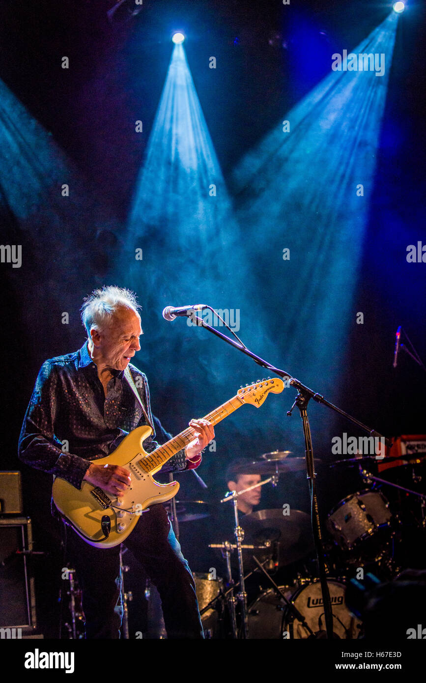 Robin Trower on guitar at Islington Assembly Hall, London Stock Photo ...