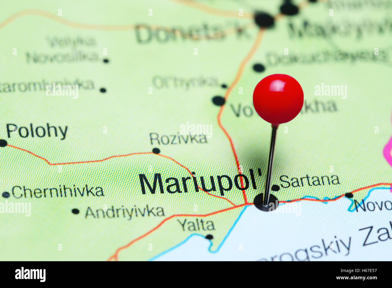 Mariupol map hi-res stock photography and images - Alamy