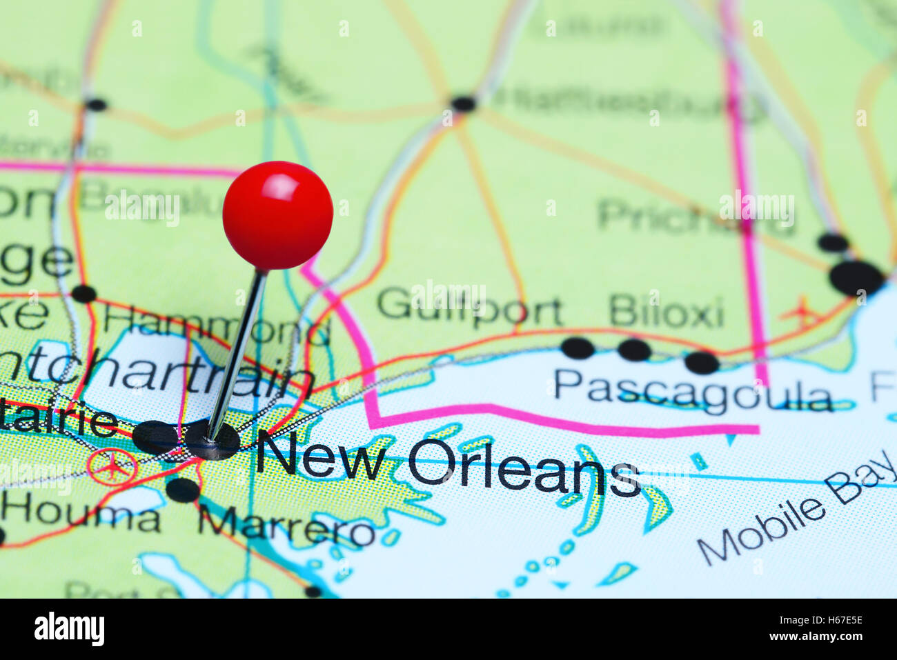 Map Of New Orleans Stock Photos & Map Of New Orleans Stock Images - Alamy