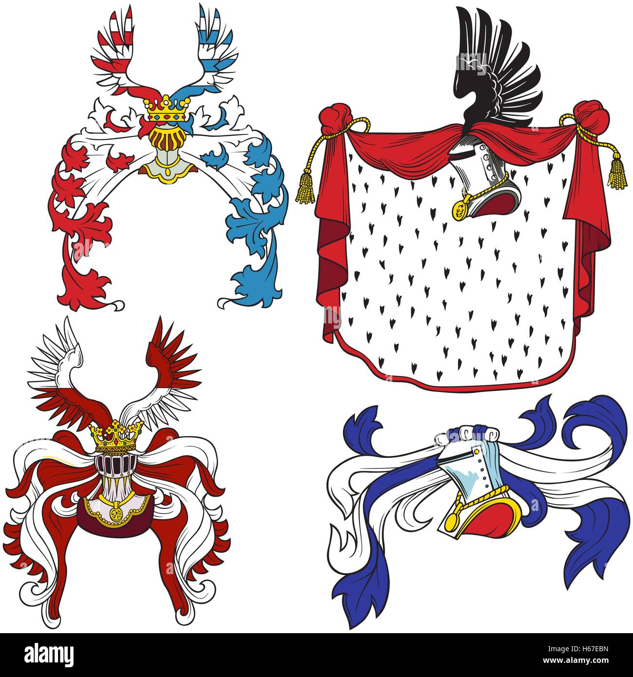 Historical helmets Stock Vector Images - Alamy