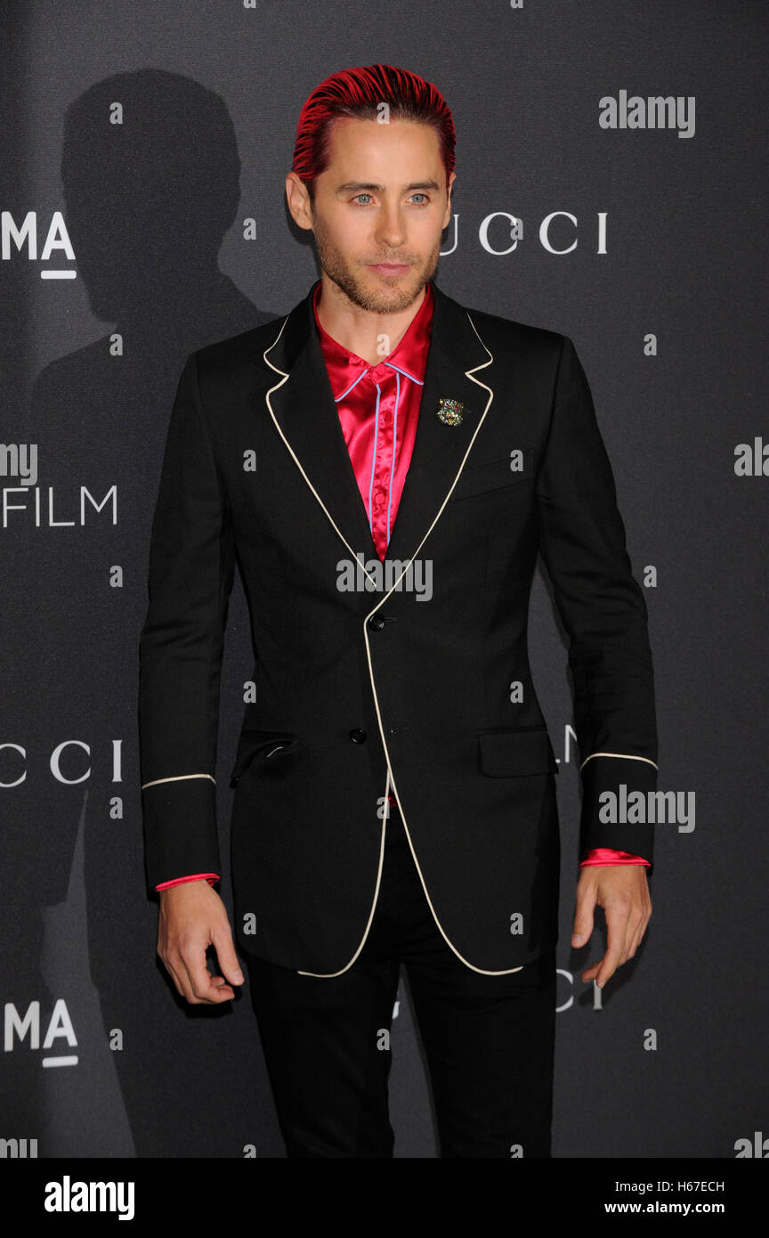 Actor Jared Leto attends the 2015 LACMA Art + Film Gala on November 7th ...