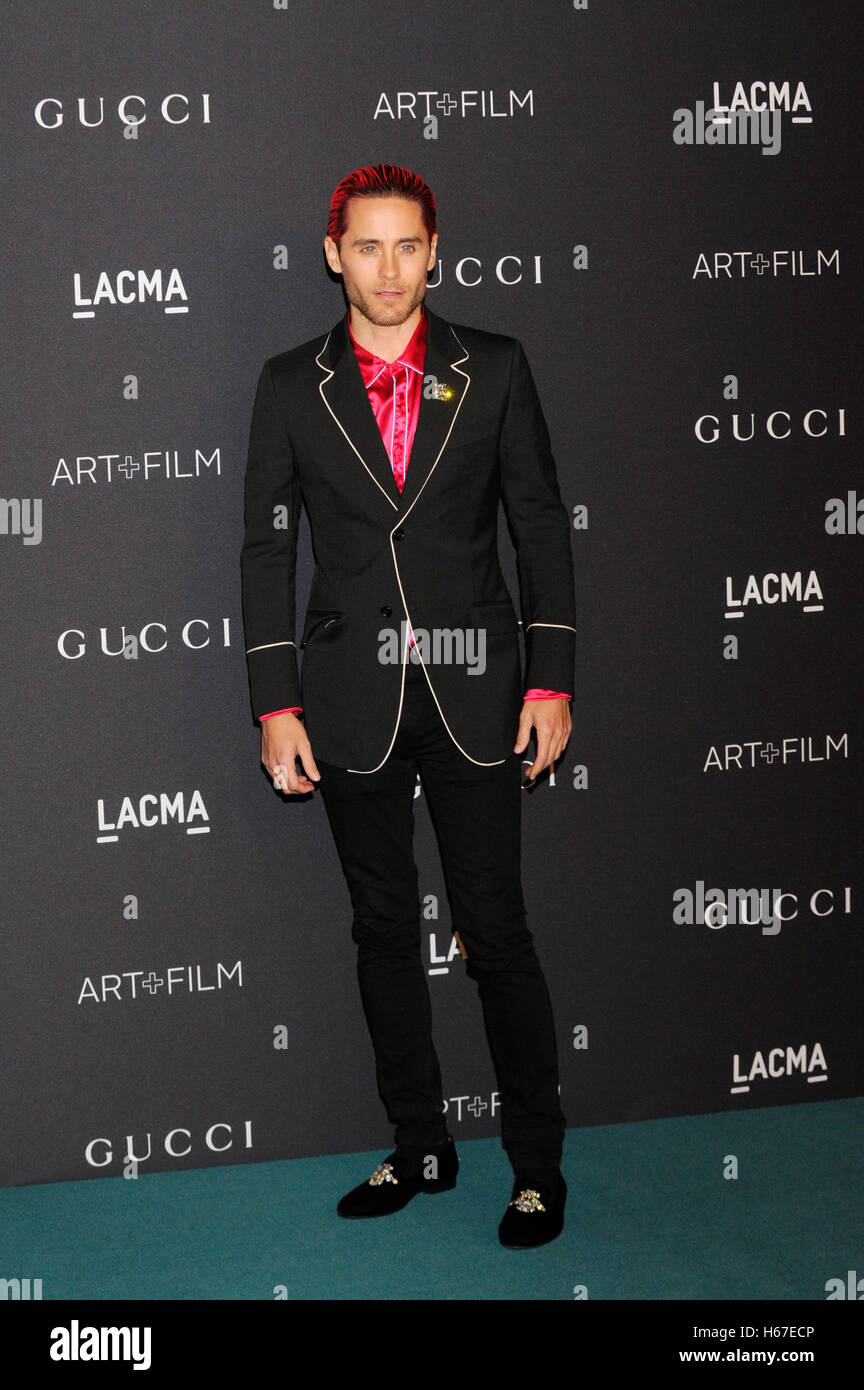 Actor Jared Leto attends the 2015 LACMA Art + Film Gala on November 7th ...