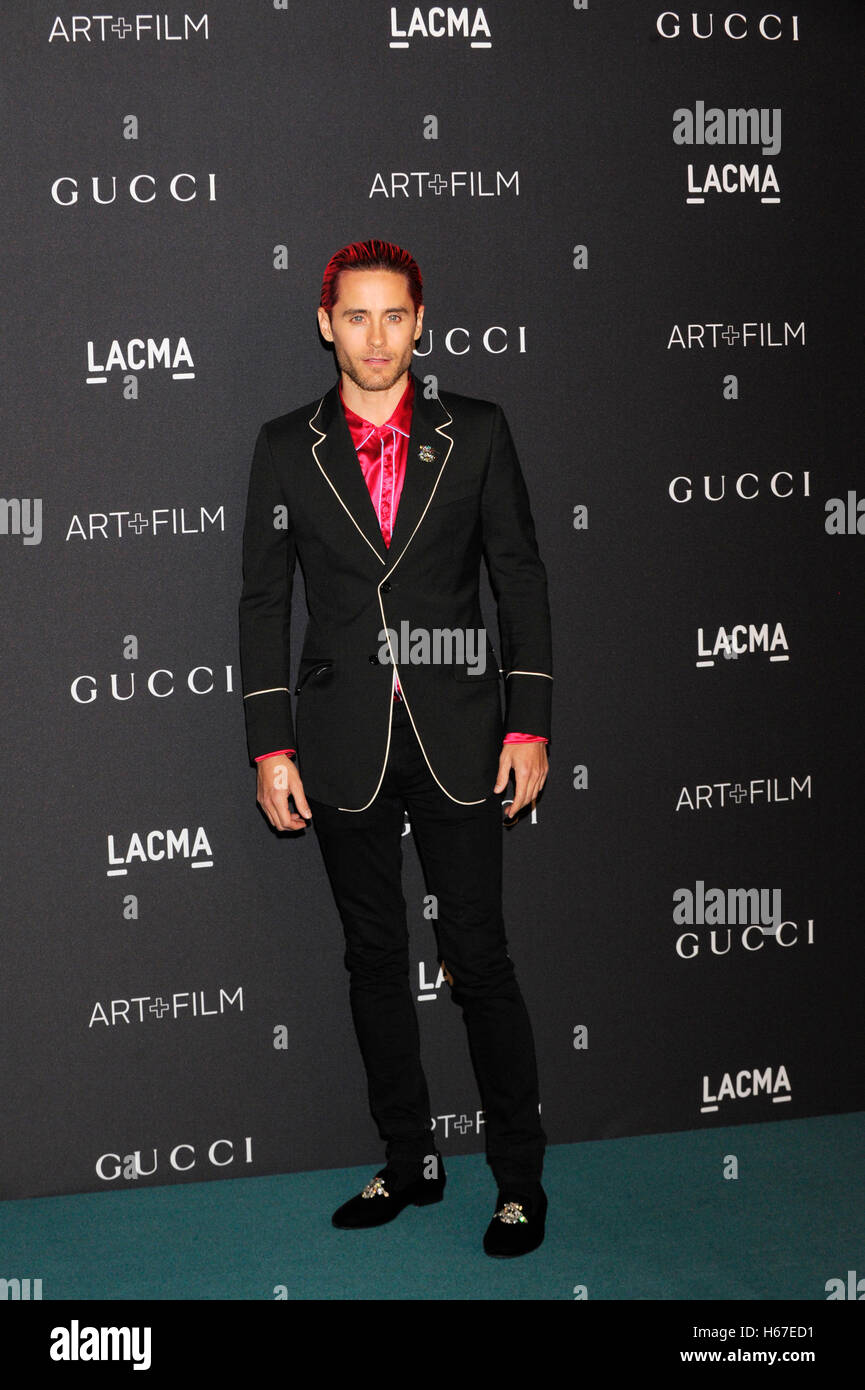 Actor Jared Leto attends the 2015 LACMA Art + Film Gala on November 7th ...