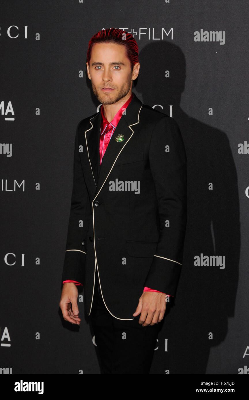 Actor Jared Leto attends the 2015 LACMA Art + Film Gala on November 7th ...