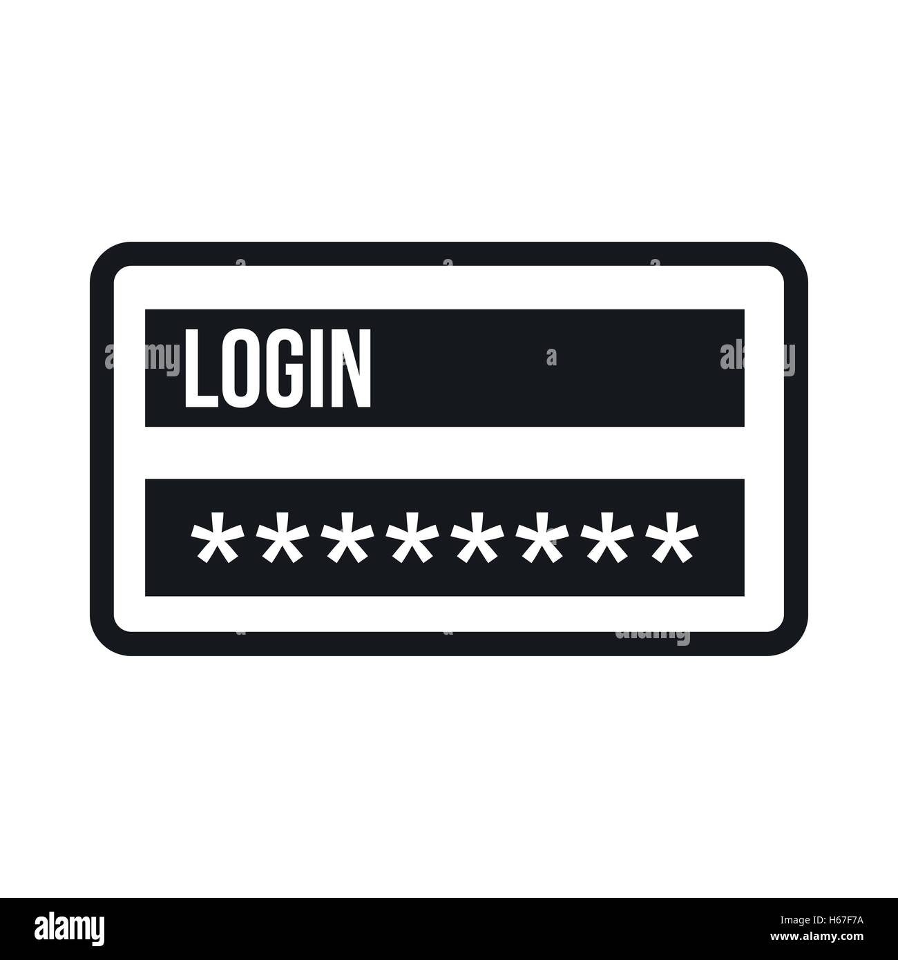 Phishing simple vector icon Stock Vector Images - Alamy
