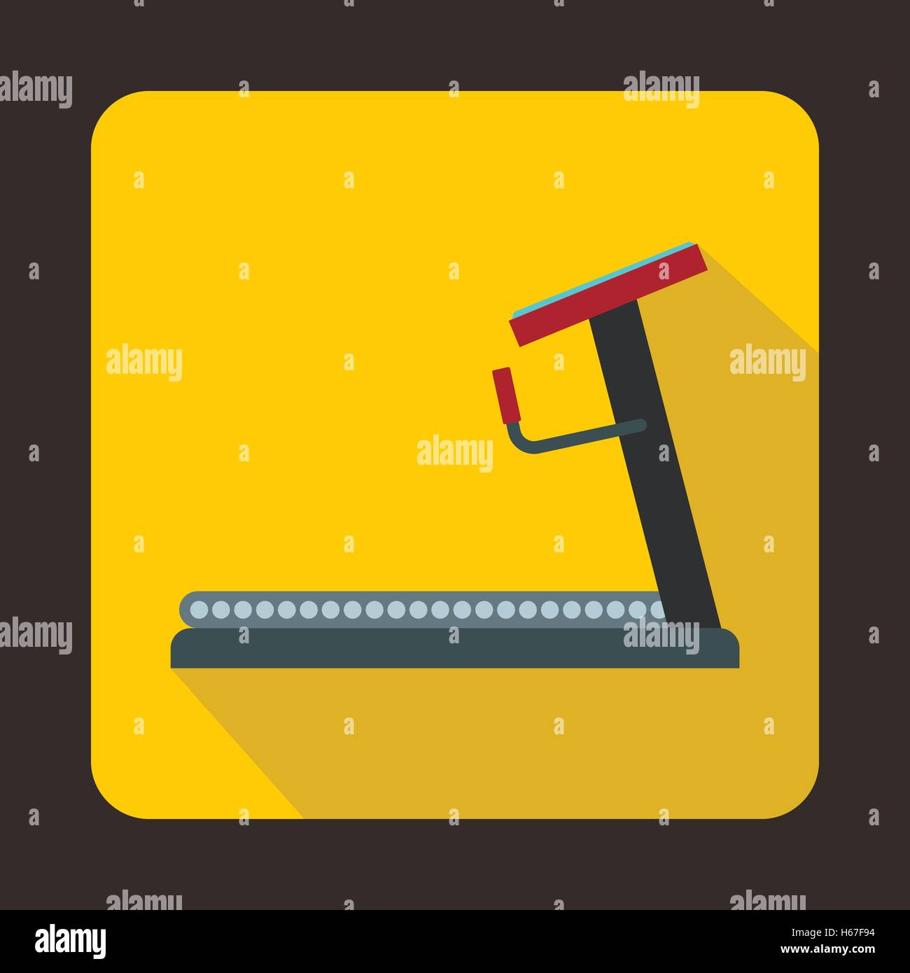 Treadmill icon in flat style Stock Vector Image & Art - Alamy