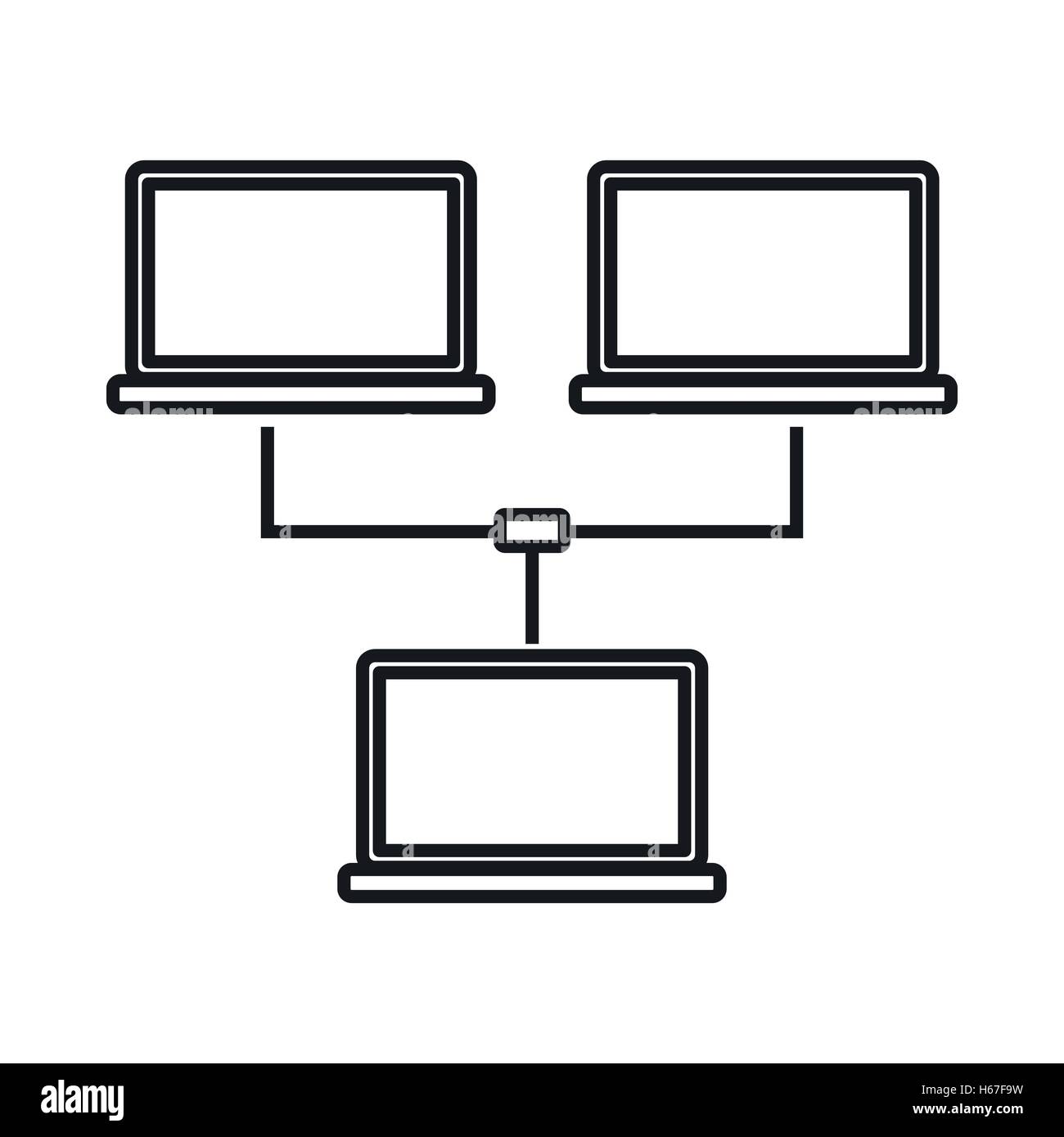 Exchange of data between computers icon Stock Vector Image & Art - Alamy