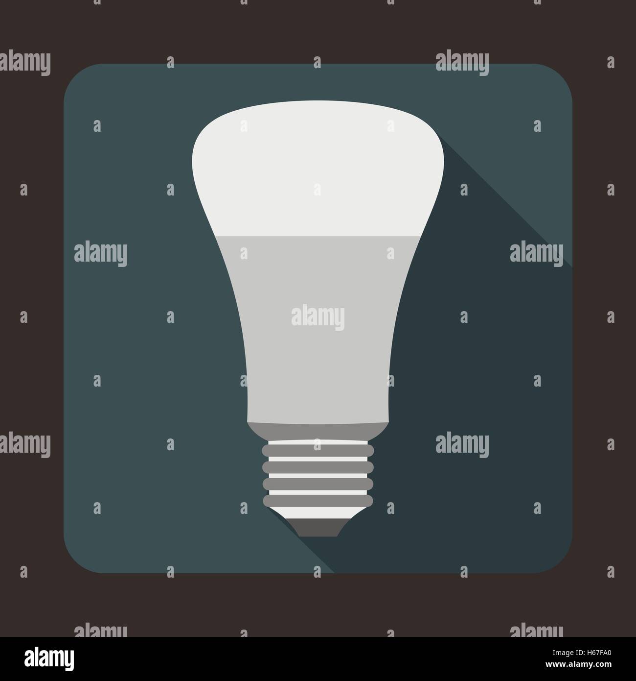 Led bulb icon, flat style Stock Vector Image & Art - Alamy