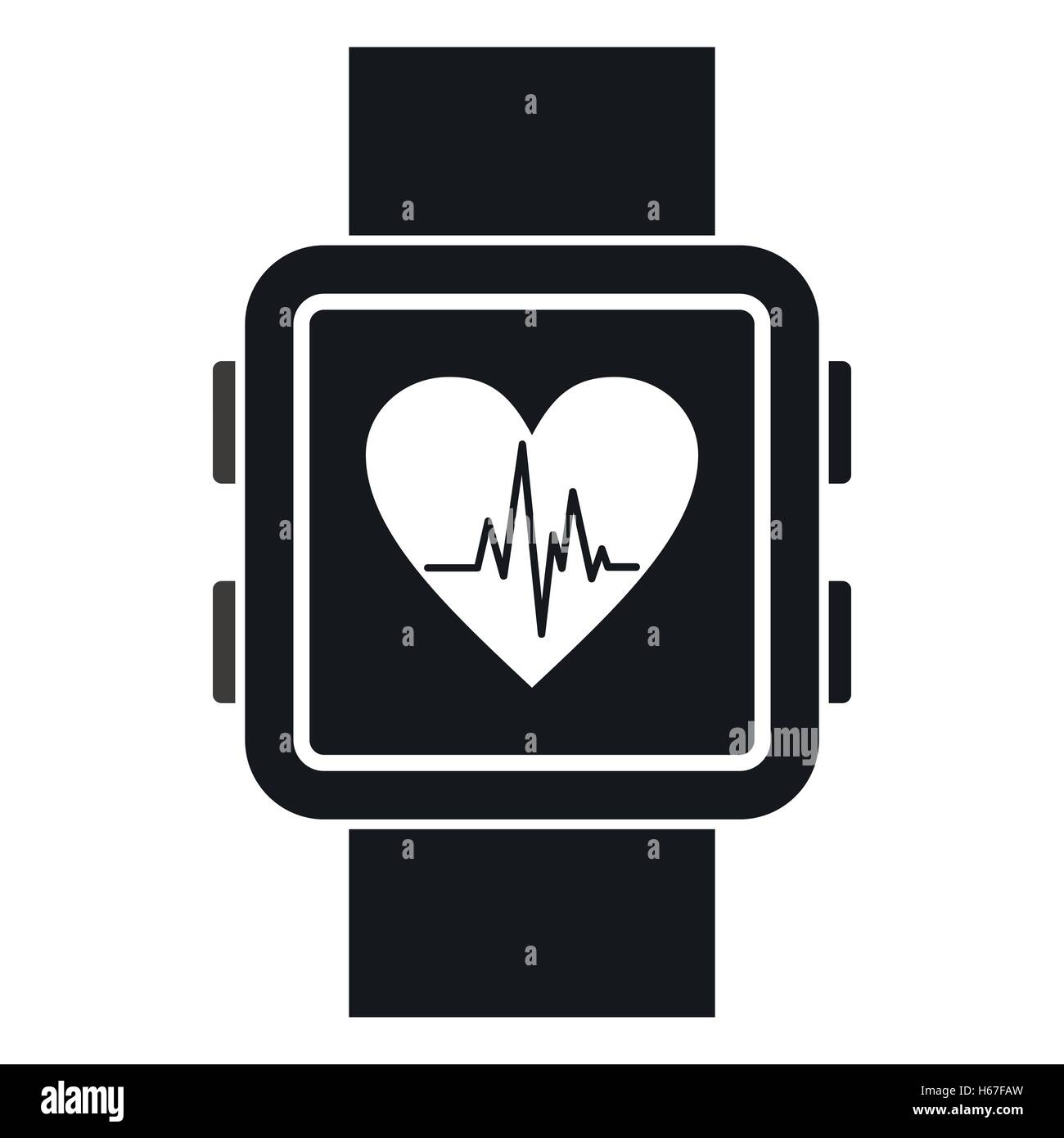Smartwatch icon, simple style Stock Vector Image & Art - Alamy