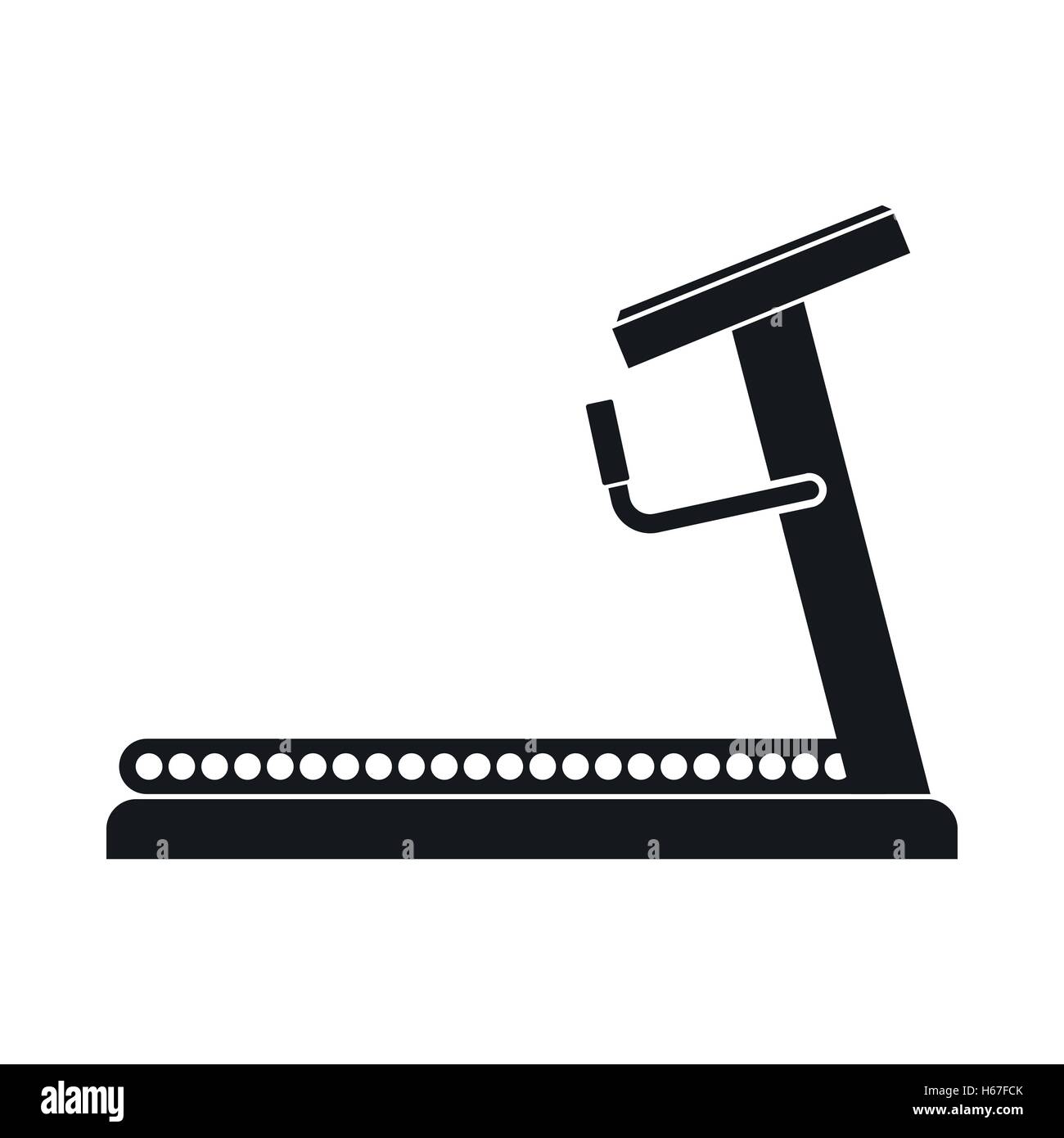 Treadmill icon, simple style Stock Vector Image & Art - Alamy