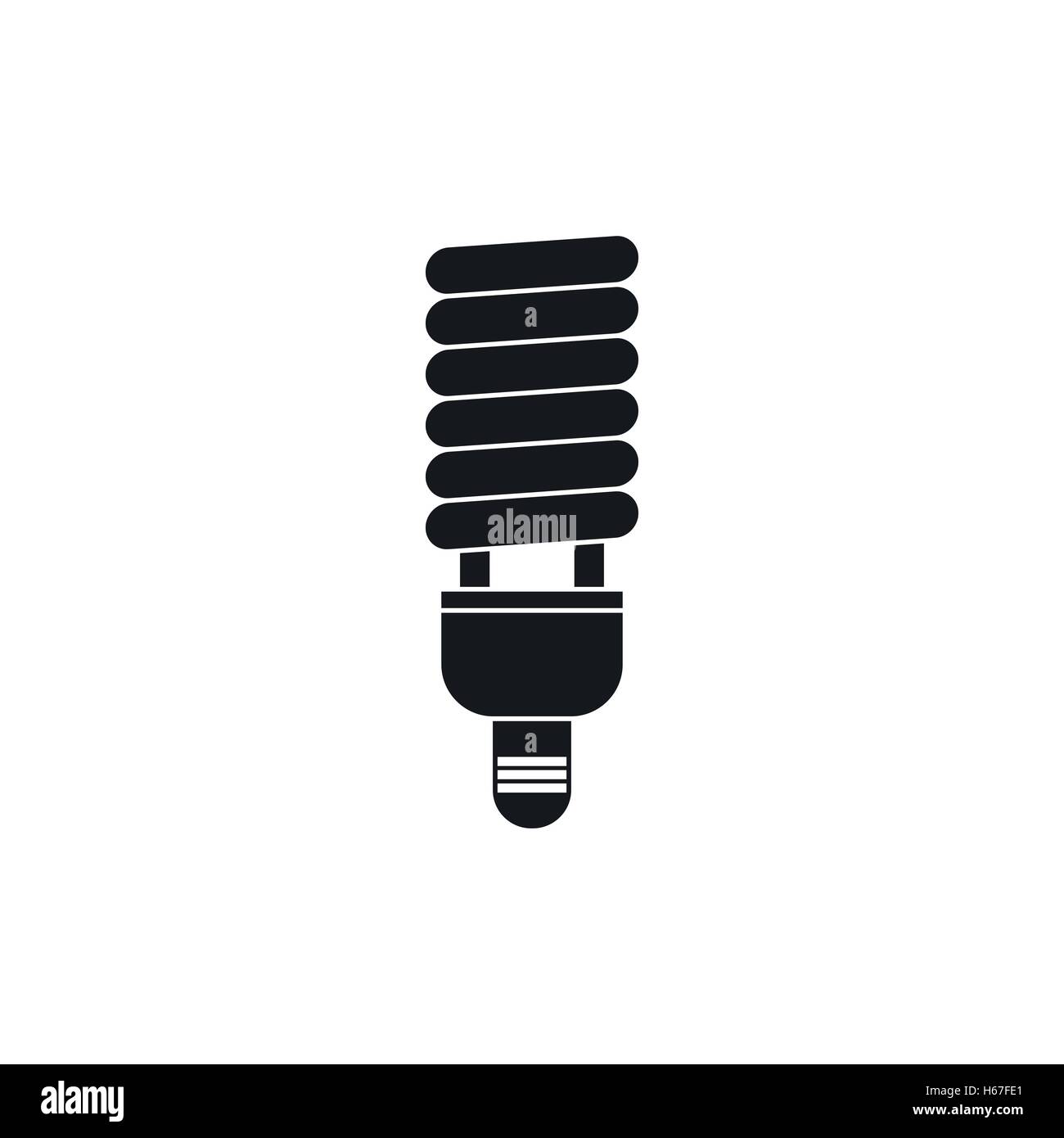 Fluorescent bulb icon, simple style Stock Vector Image & Art - Alamy
