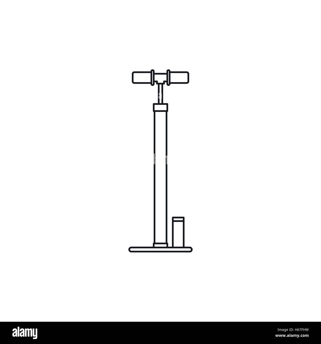 Bicycle pump icon, outline style Stock Vector Image & Art - Alamy