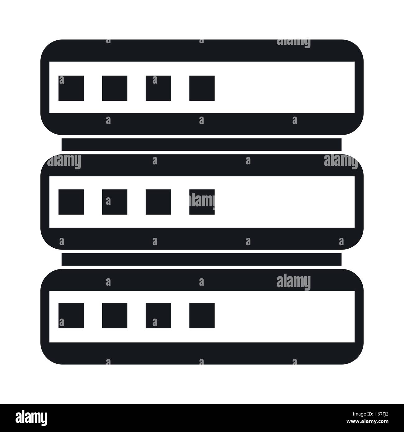 Database icon, simple style Stock Vector Image & Art - Alamy