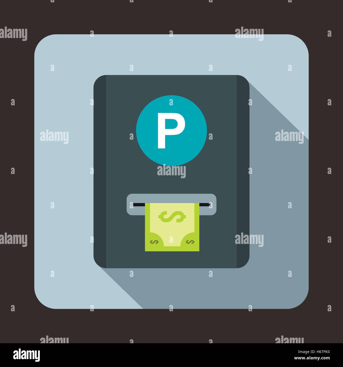 Paying for parking space Stock Vector Images - Alamy