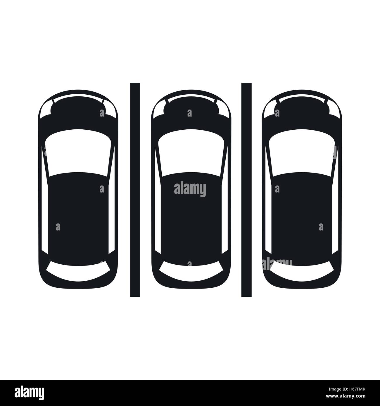 Car parking icon, simple style Stock Vector Image & Art - Alamy