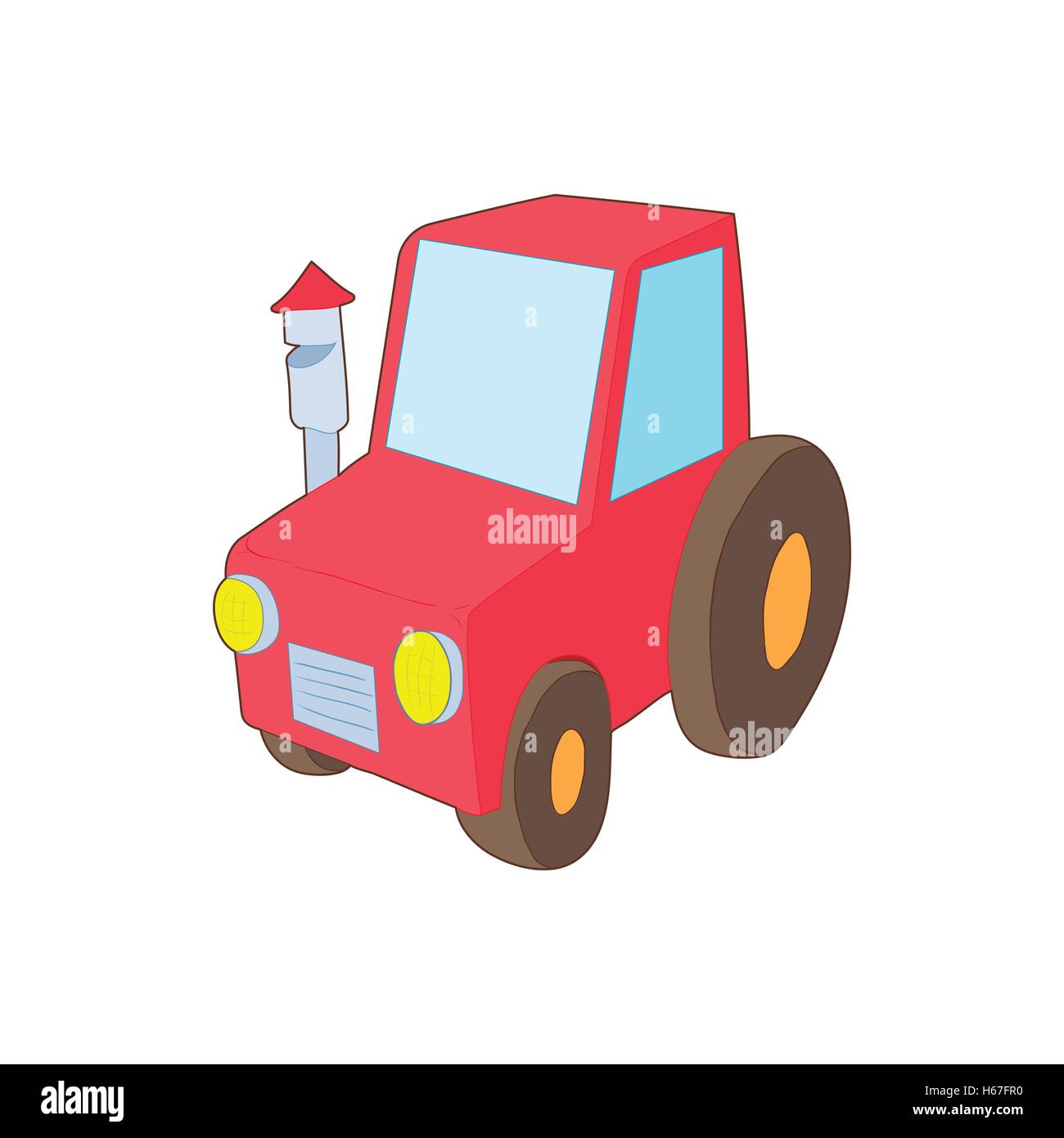 Red plow Cut Out Stock Images & Pictures - Alamy