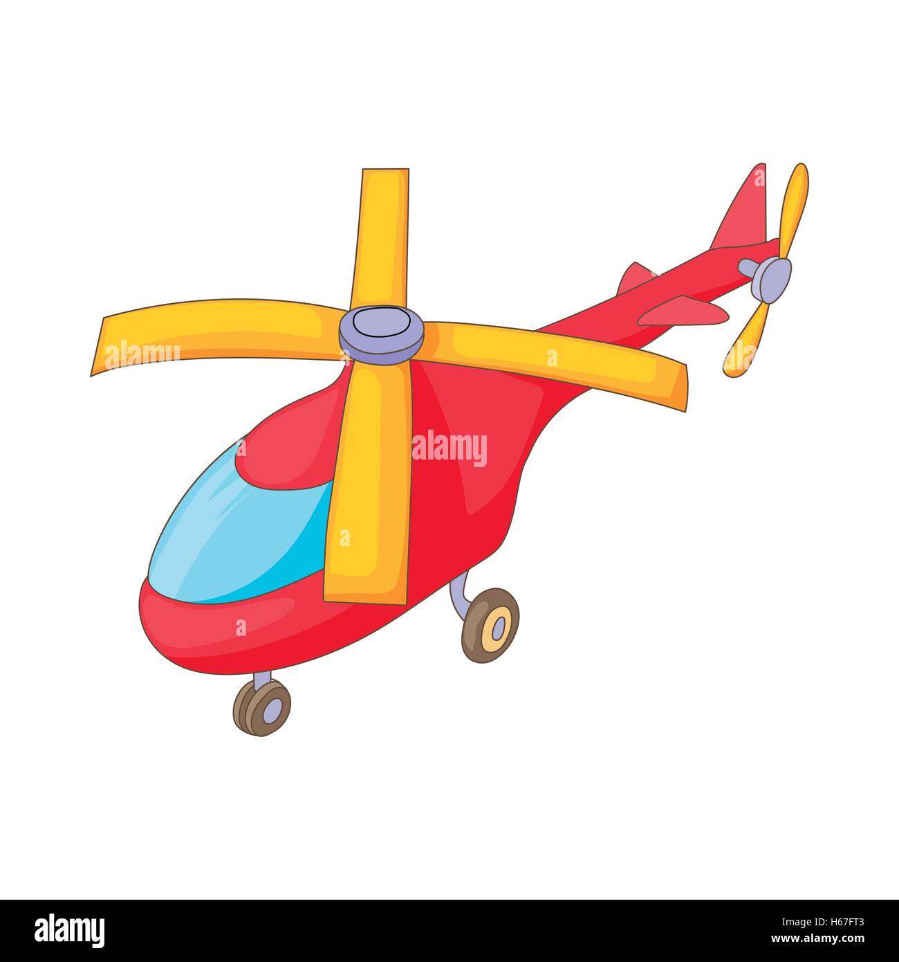 Red medical helicopter rescue Stock Vector Images - Alamy