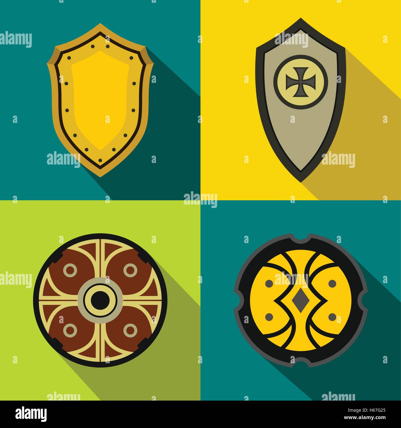 Paper shields Stock Vector Images - Alamy