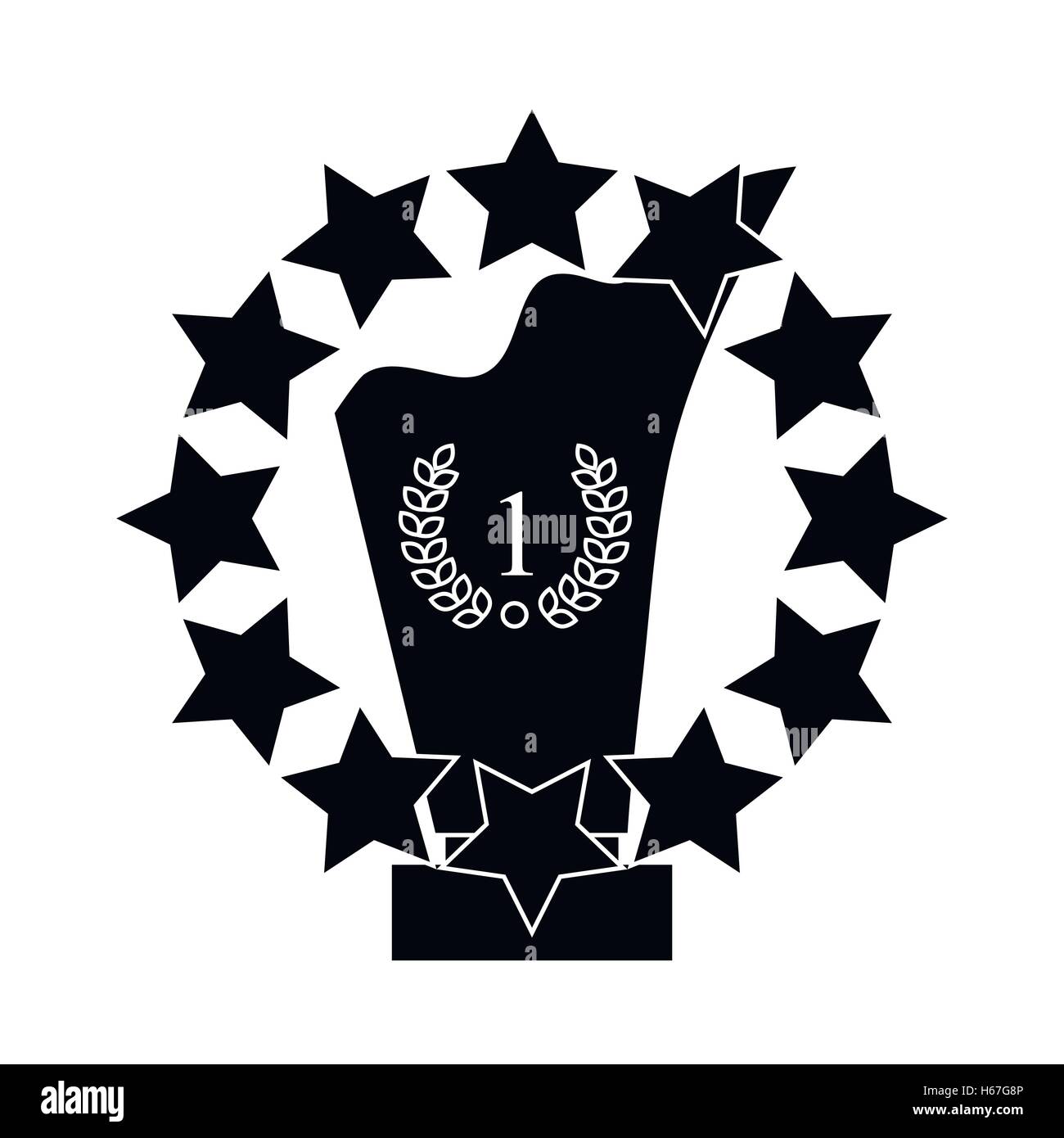 Best award sign icon, black simple style Stock Vector Image & Art - Alamy