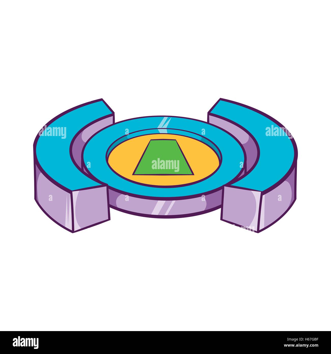 Football stadium wide view Stock Vector Images - Alamy