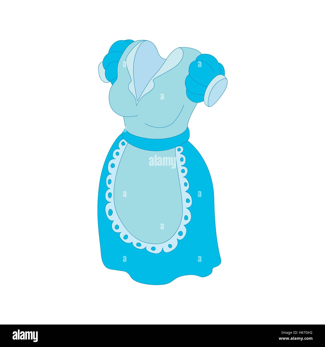 Women apron dress Stock Vector Images - Alamy