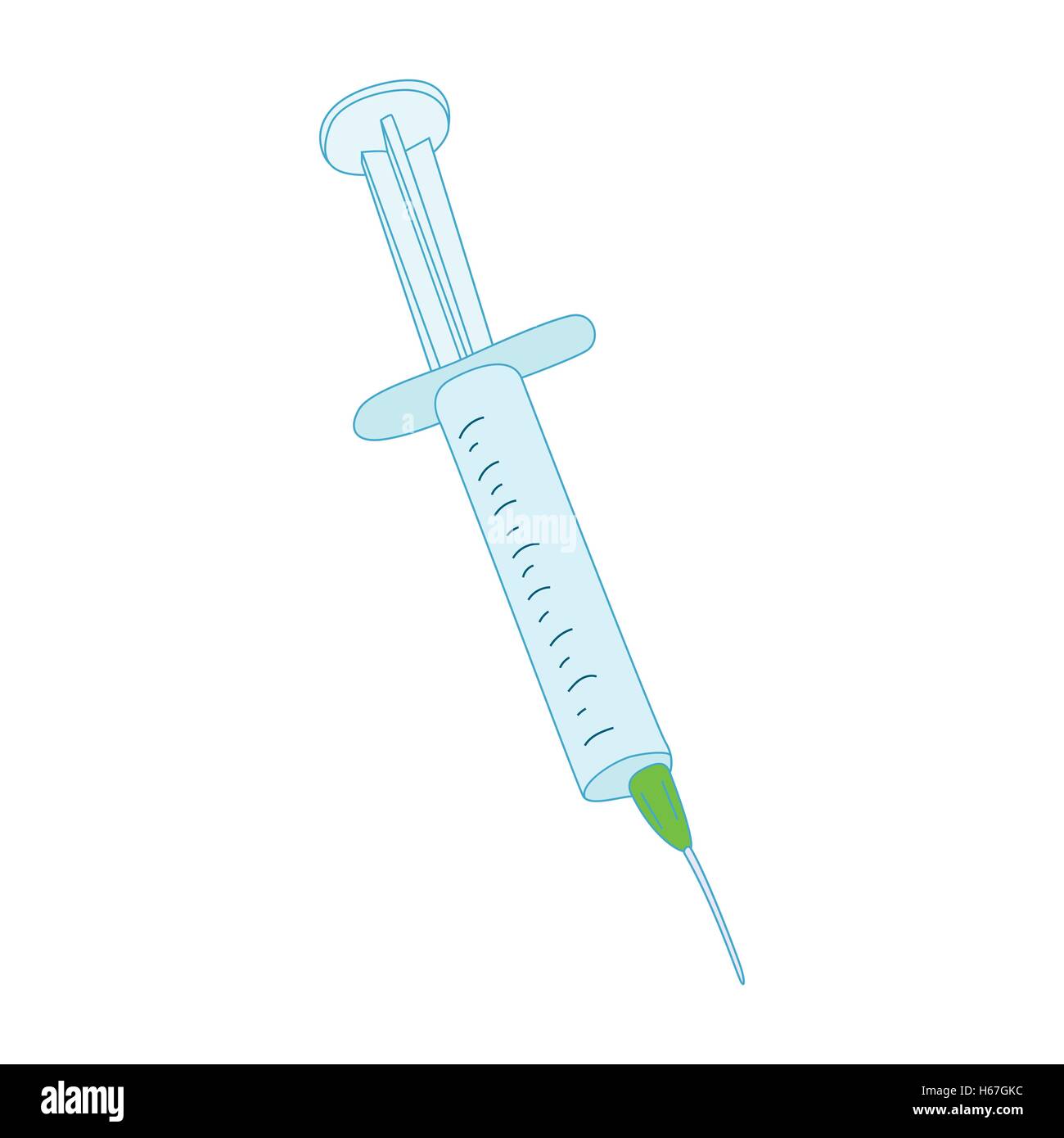 Syringe icon in cartoon style Stock Vector Image & Art - Alamy