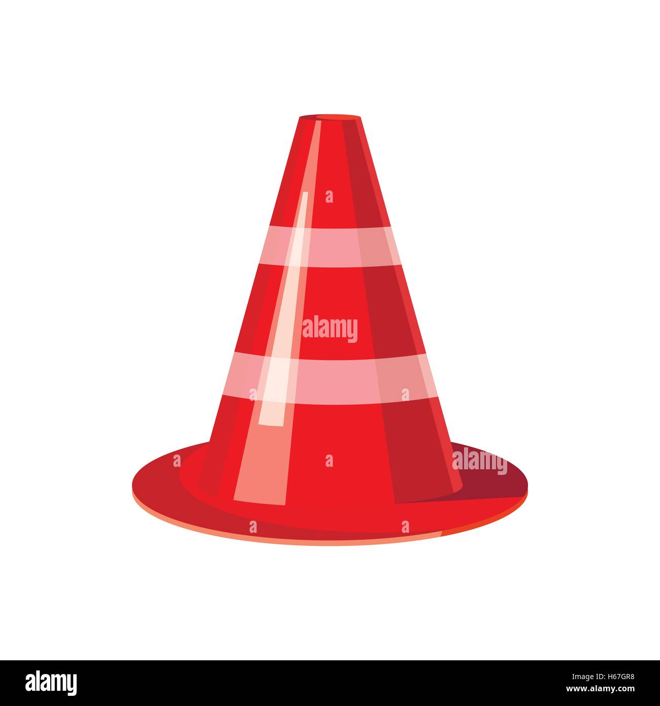 Traffic cone icon, cartoon style Stock Vector Image & Art - Alamy