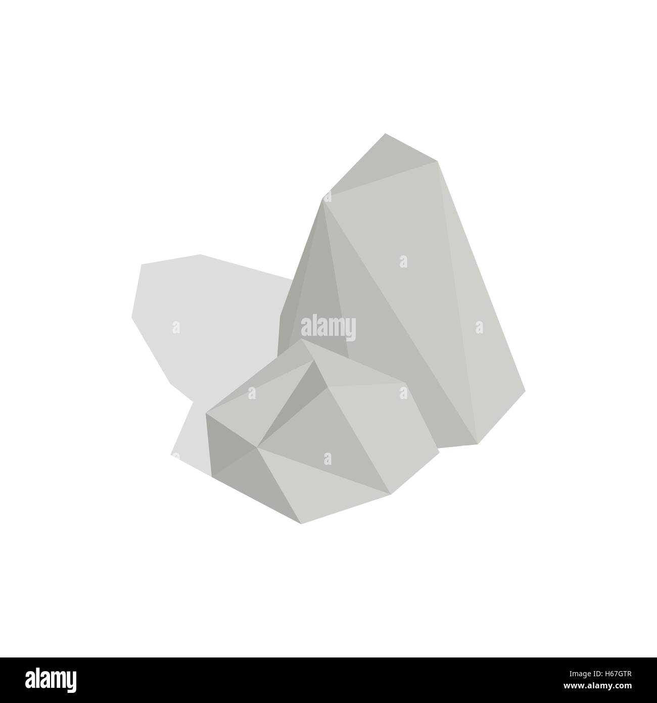 Stones icon, isometric 3d style Stock Vector Image & Art - Alamy